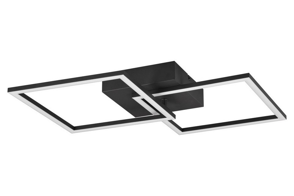 Reality Leuchten Led Deckenleuchte Trail 1 Flammig Schwarz Metall