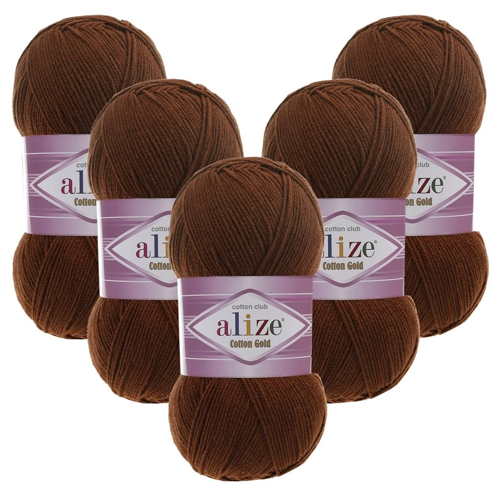 Alize 5 x ALIZE Cotton Gold Häkelwolle, 330 m, Handstrickgarn,Premium ...