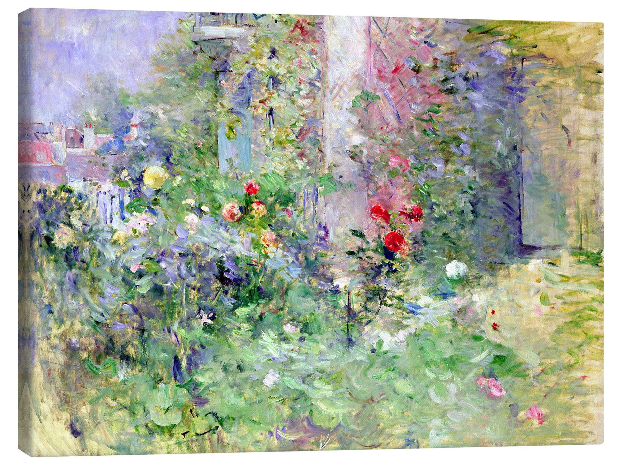 Posterlounge Leinwandbild Berthe Morisot Der Garten In Bougival