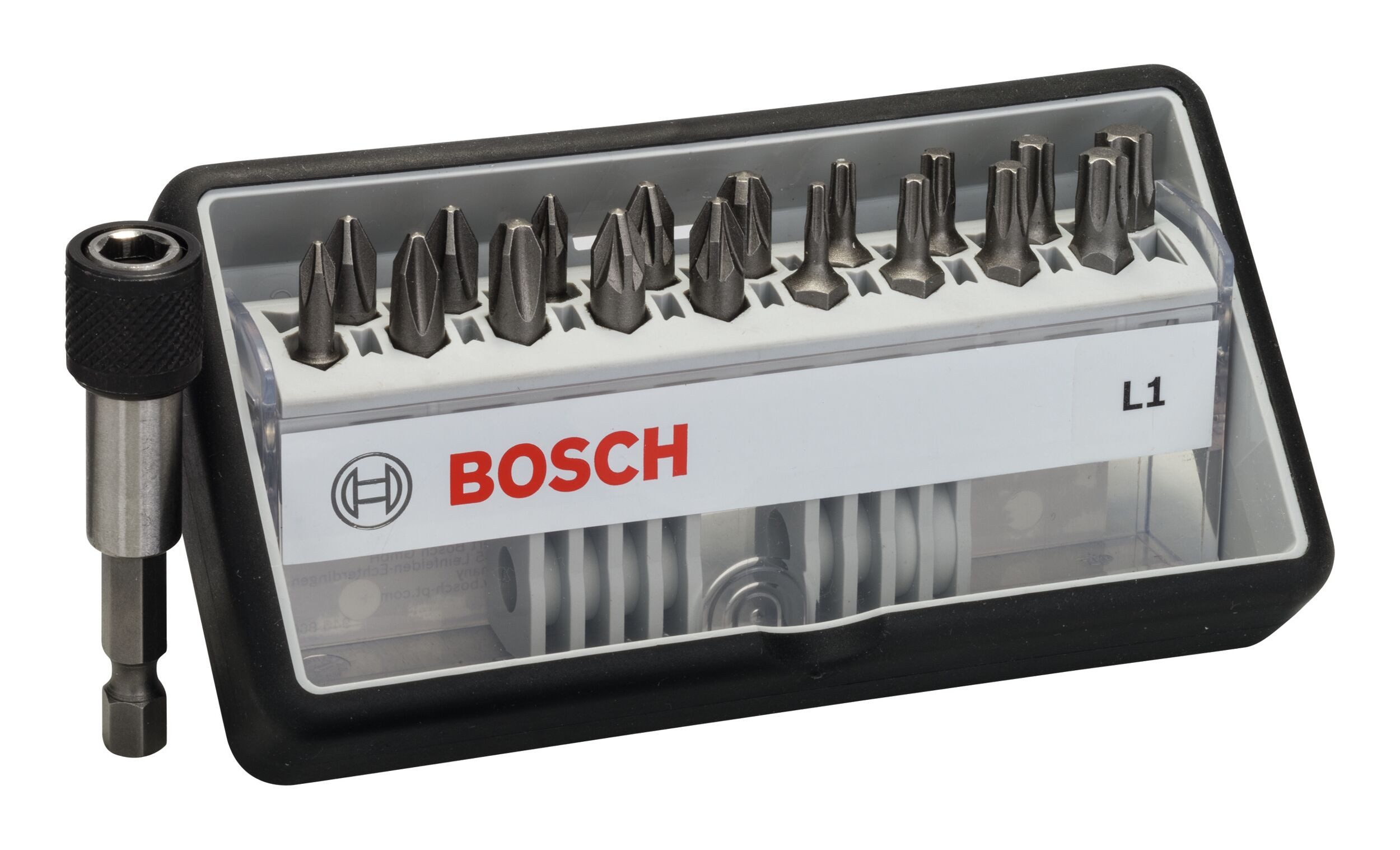 BOSCH Bit-Set, Robust Line L Schrauberbit Extra-Hart - PH, PZ, Torx x ...