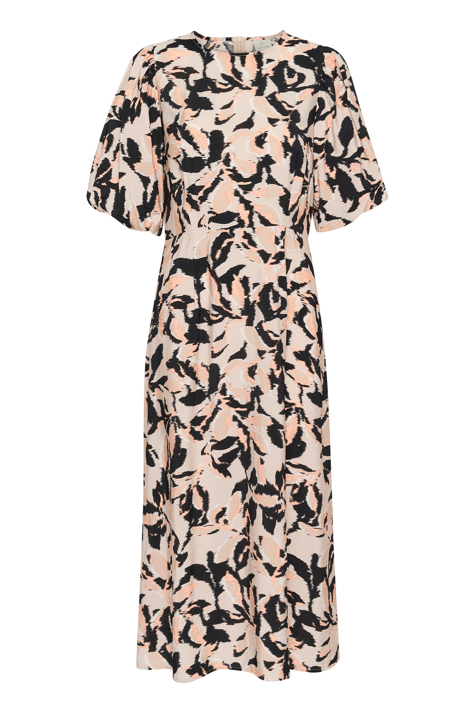 KAFFE Blusenkleid Kleid KApaco, Taille abgesetzt