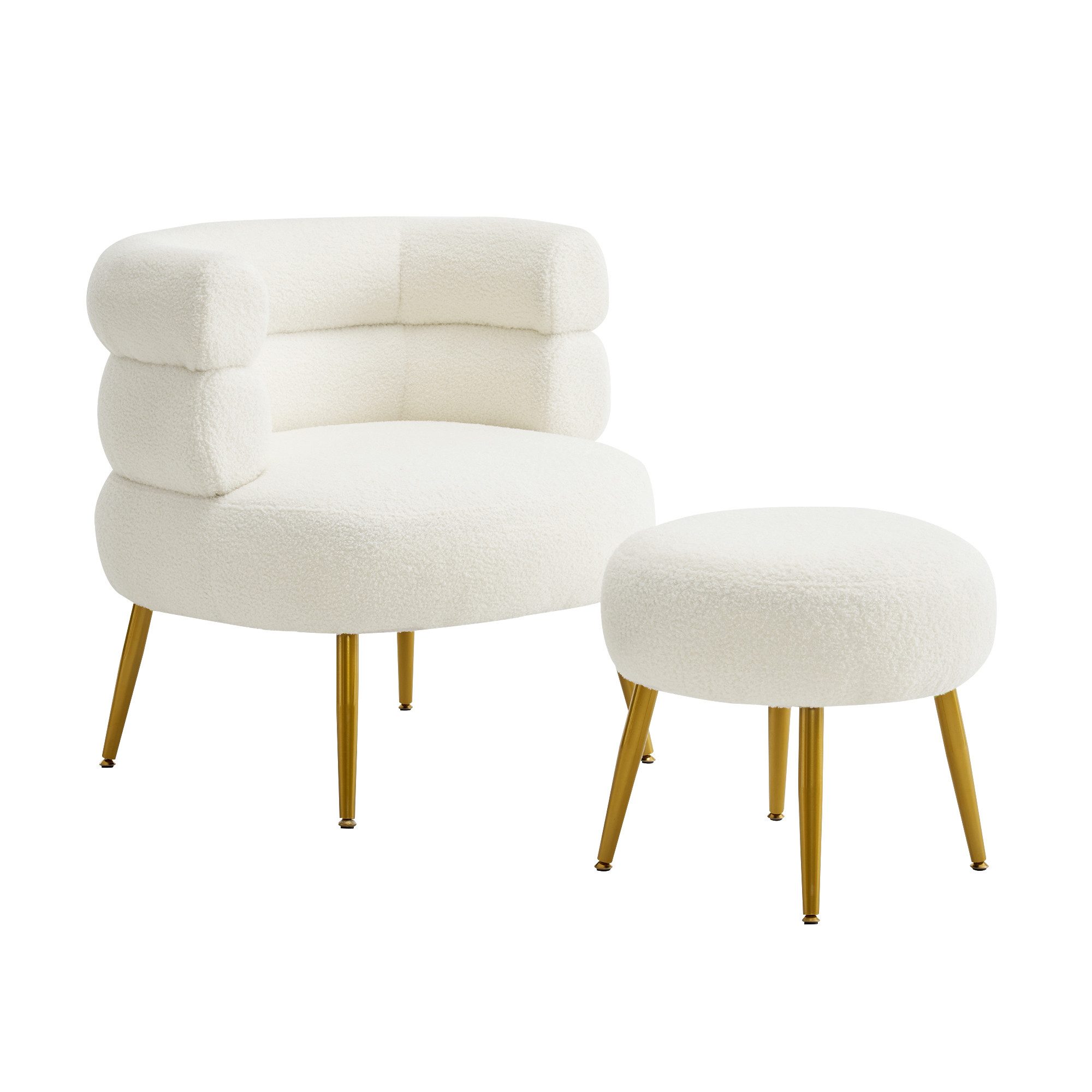 Ideasy Loungesessel Stilvolles Loungesessel Set Mit Fußhocker Und Extra