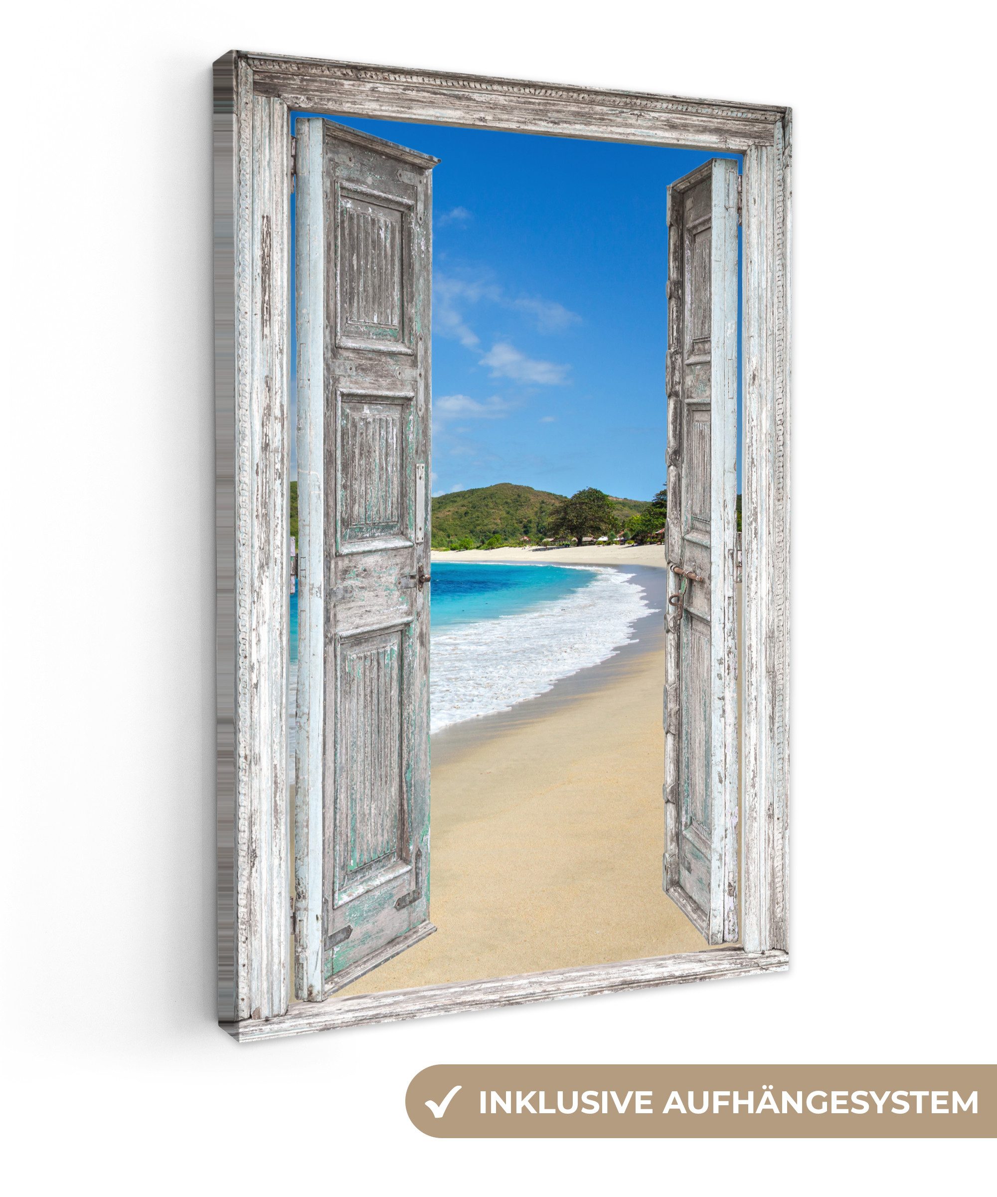 OneMillionCanvasses® Leinwandbild Schottischer Highlander - Kuh ...