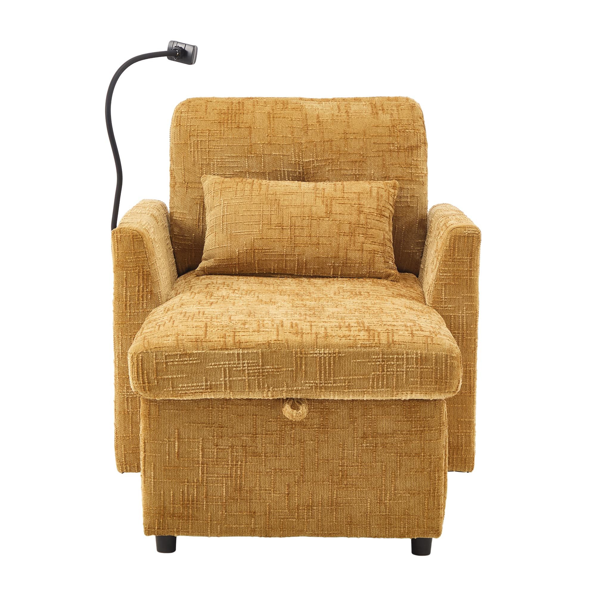 Fanttik Sofa Schlafsofa Relaxsessel mit Liegefunktion, verstellbar ...
