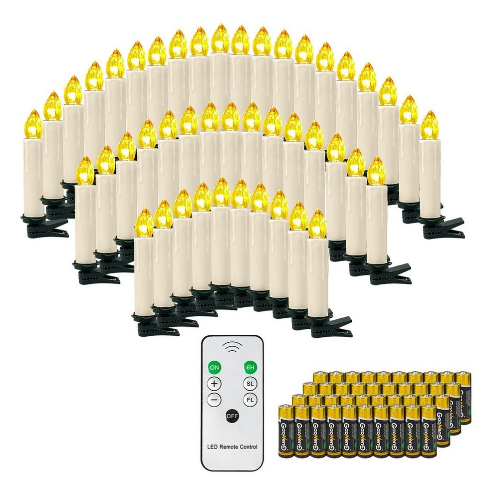 Gotoll Led Christbaumkerzen Ch0x0b New Weihnachtskerzen Kabellos