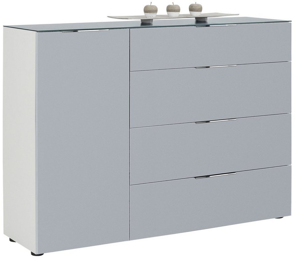 Möbelando Kommode 78153492 Bxhxt 135x99x40 Cm In Weiß Matt Glas