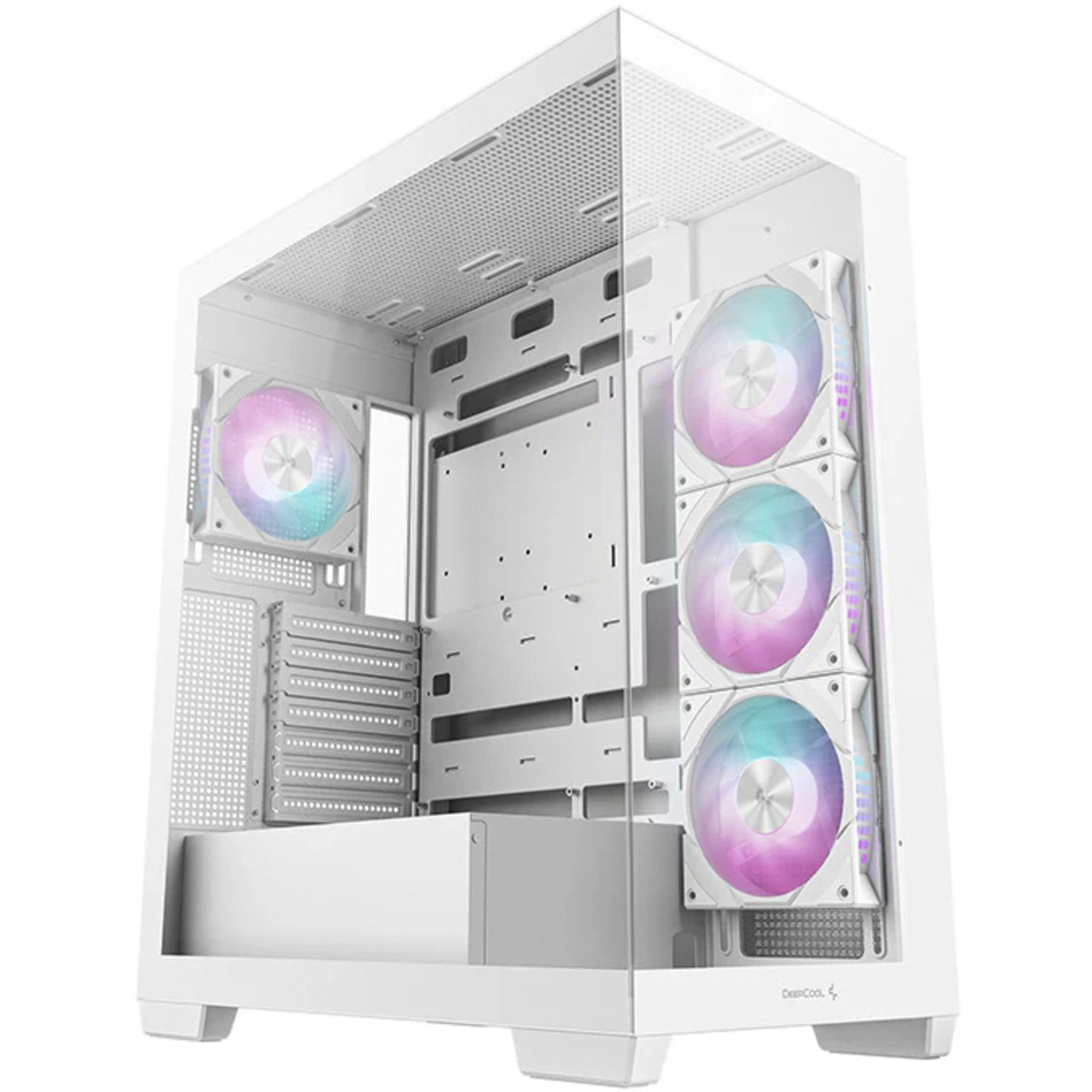 DeepCool PC-Gehäuse DeepCool CG580 4F, Tower-Gehäuse, (Tempered Glass ...