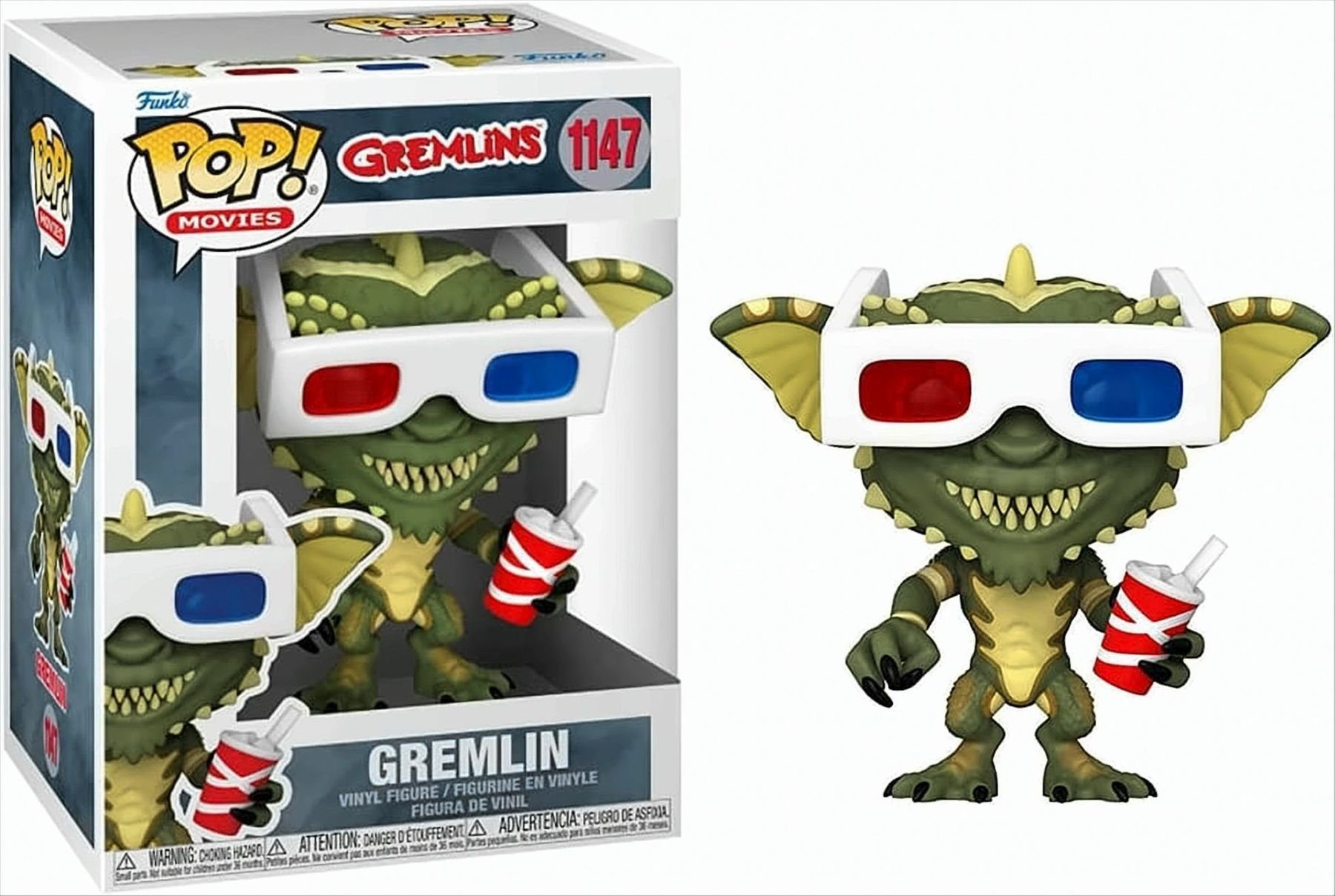 Funko Spielfigur POP - Gremlins - Gremlin with 3D Glasses, Spielzeugfigur