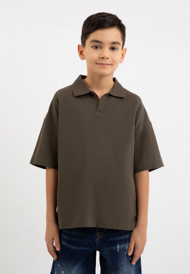 Gulliver Poloshirt Mit Kurzen Ärmeln Gerader Schnitt Mit Leicht