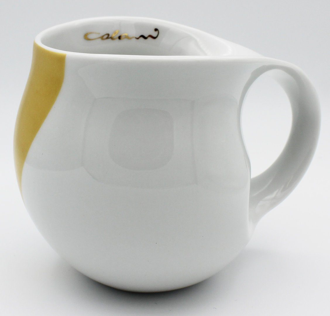 Colani Tasse Kaffeetasse Kaffeebecher Arrow Gold, Porzellan, im ...