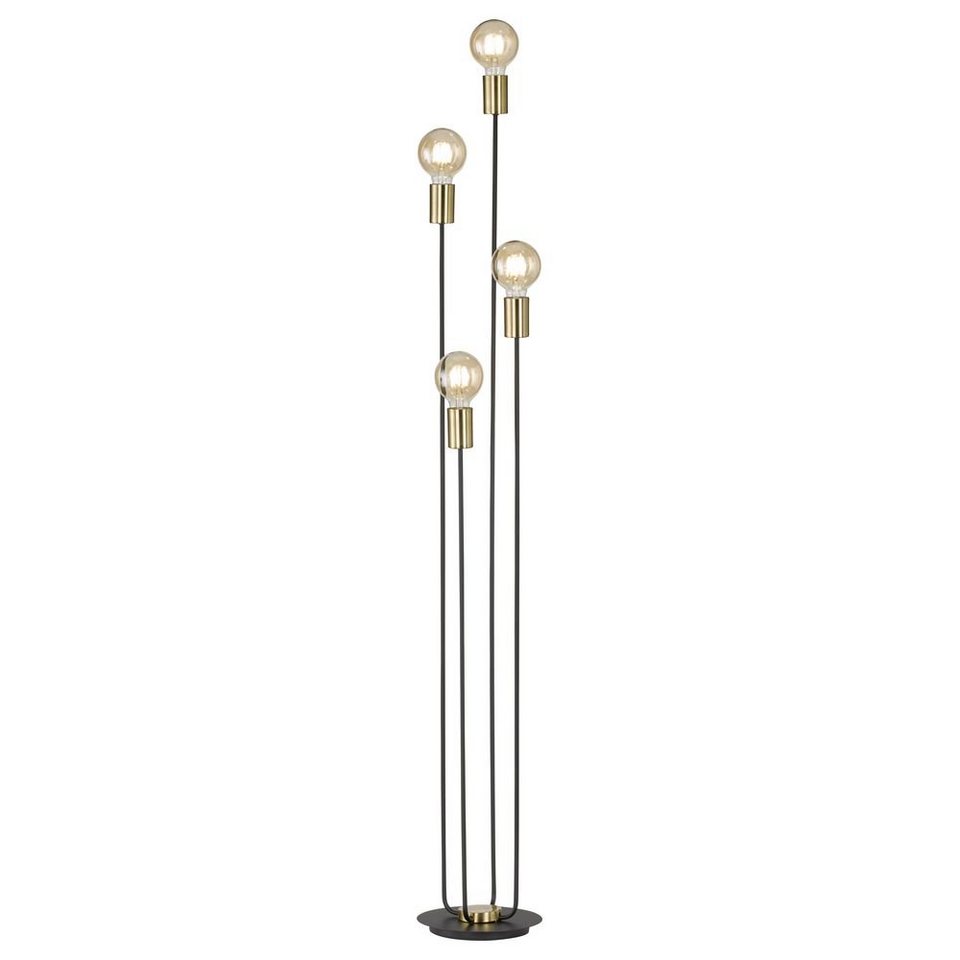 Click Licht Stehlampe Stehleuchte York Aus Metall 4 Flammig E27