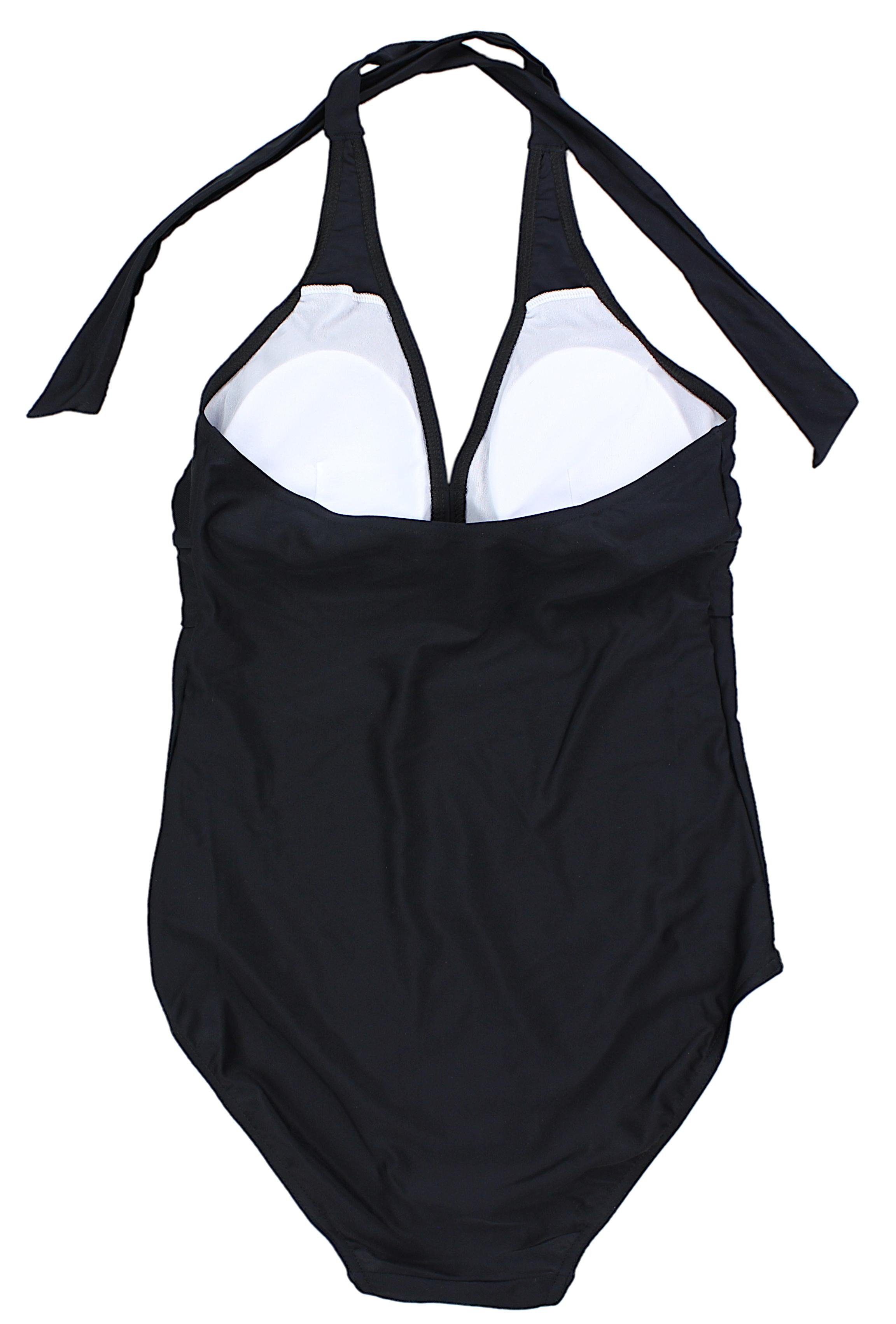 Aquarti Badeanzug Damen Badeanzug Bauchweg Einteiler Sport Swimsuit ...