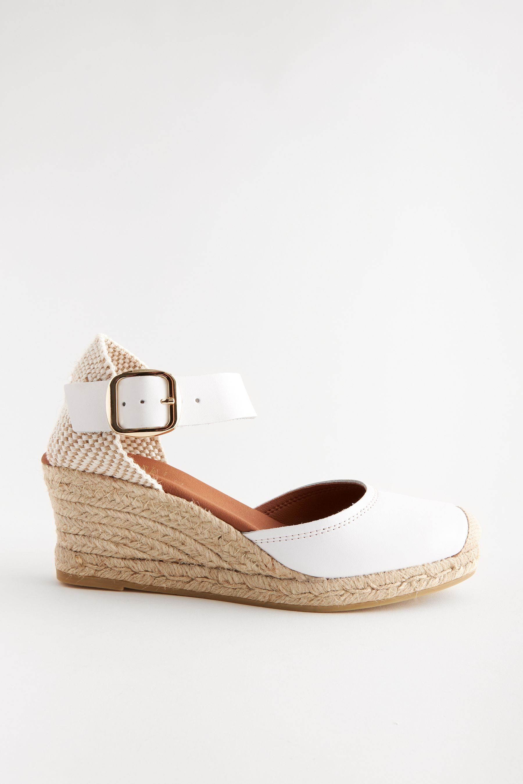 Next Forever Comfort® Leder Espadrilles Mit Keilabsatz Espadrille 1 Tlg