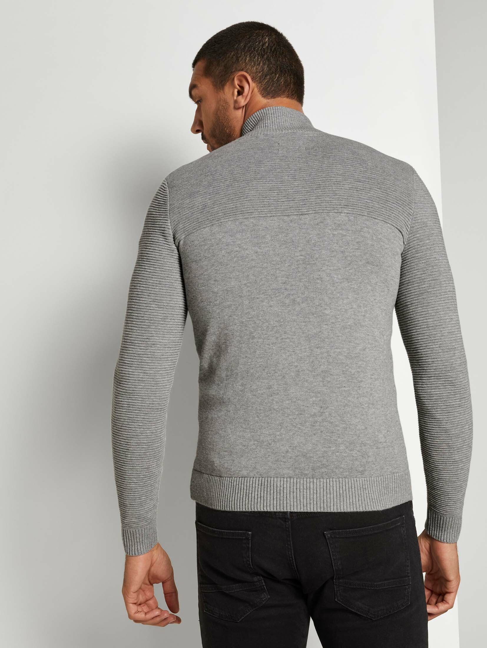 Tom Tailor Cardigan Strickjacke Mit Stehkragen Otto