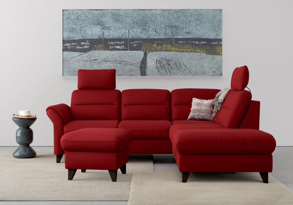 Sitandmore Ecksofa Mellum L Form Federkern Wahlweise Mit Bettfunktion