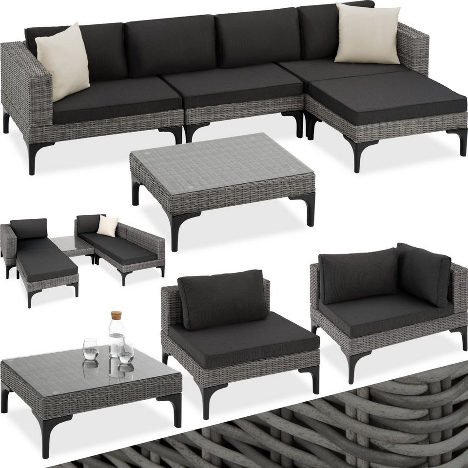 Tectake Loungeset Konstanza Set 5 Tlg Gartenmöbel Sets Otto