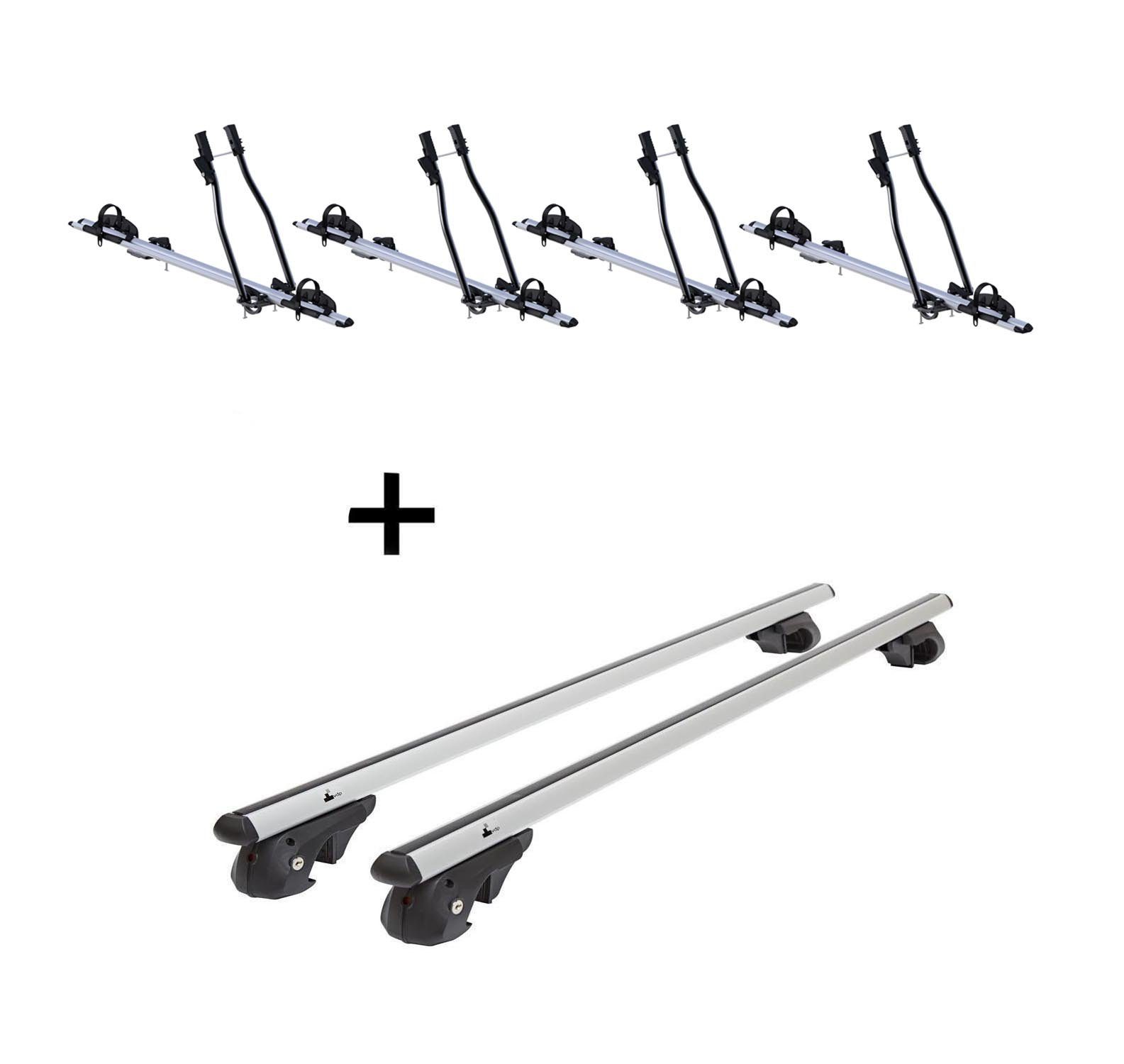 VDP Dachträger (Für Ihren BMW 3er Touring 1994-2012, Dachträger und vier Fahrradträger ...