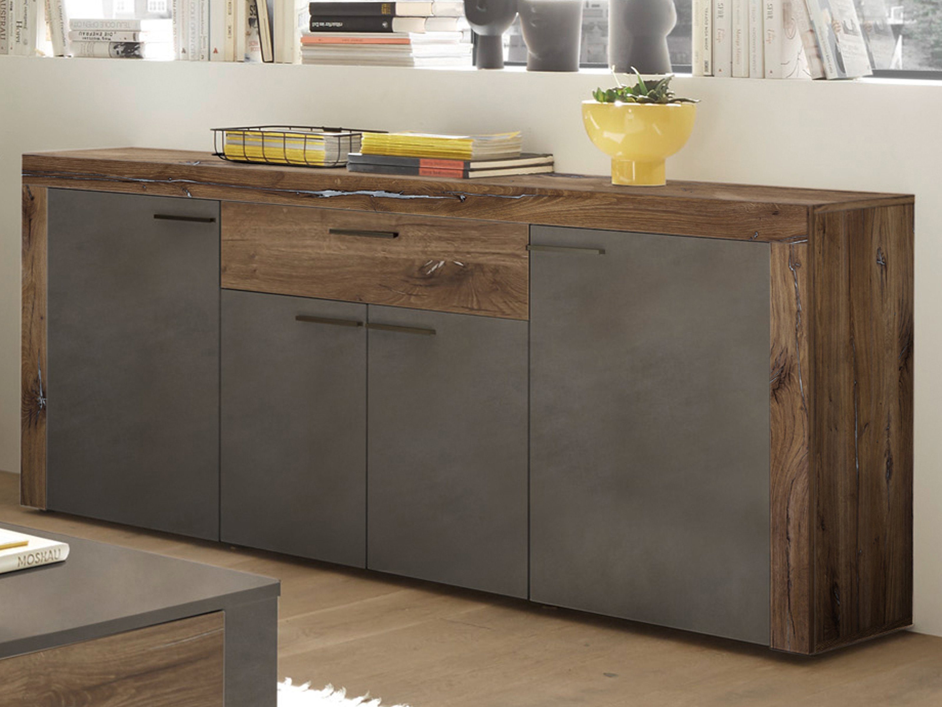 Möbelando Sideboard Blinni Modernes Sideboard Aus Spanplatte Korpus