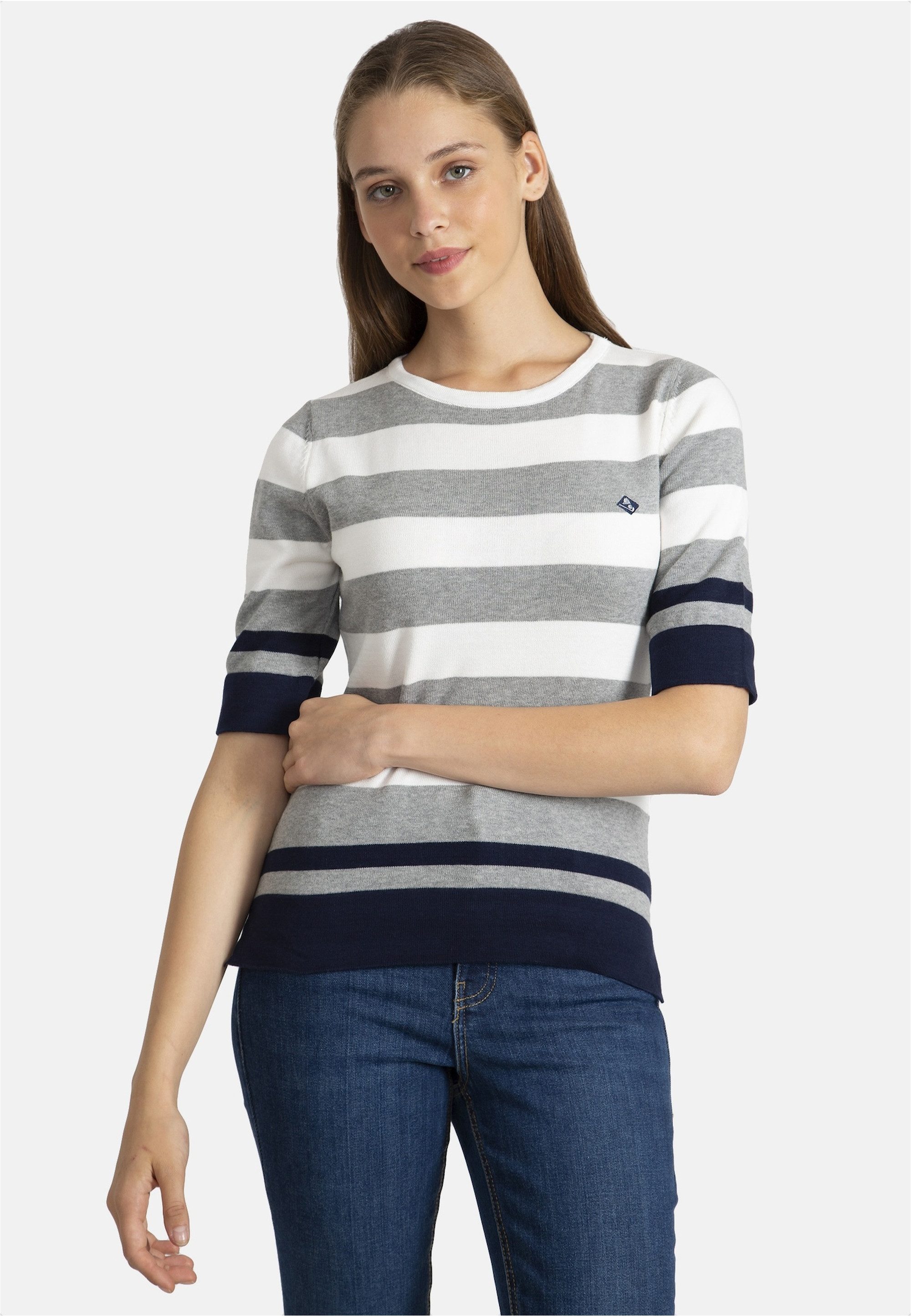 SIR RAYMOND TAILOR Strickpullover Pilar im gestreiften Design