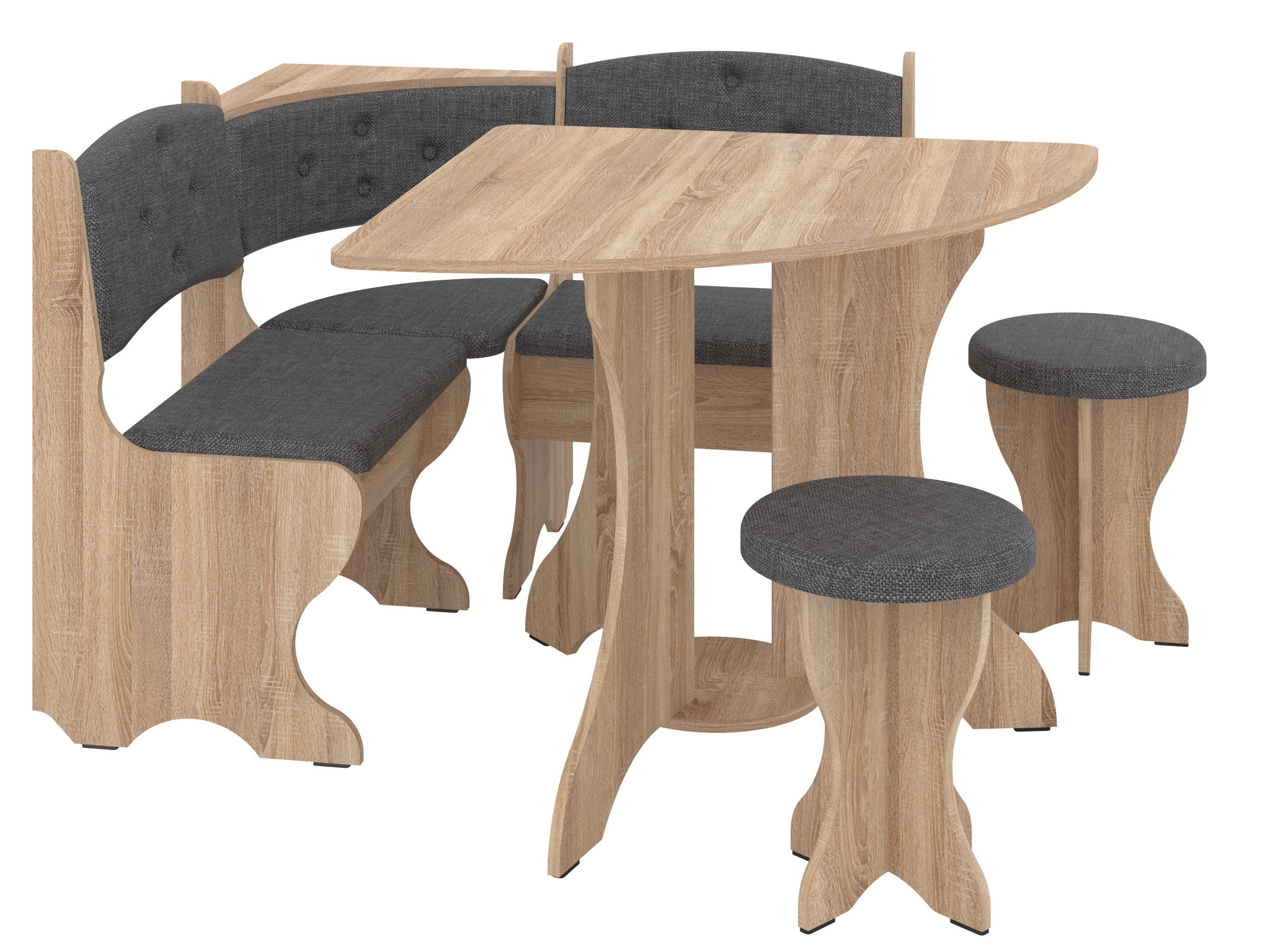 Rodnik Eckbankgruppe Bayar, (Set, 4-tlg), klein, platzsparend, mit ...