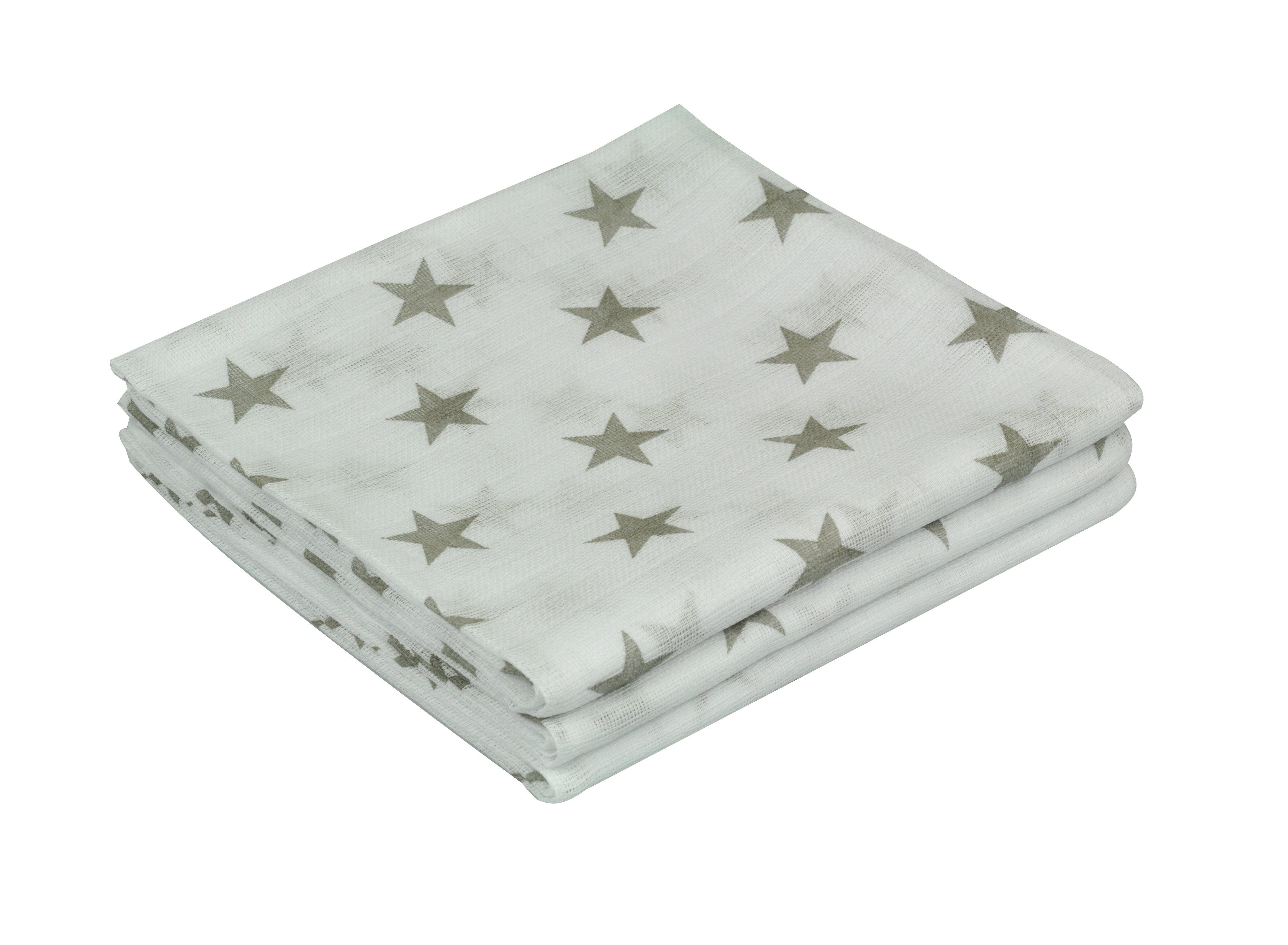AsMi Spucktuch Mullwindeln 80x80 cm im 3er Pack