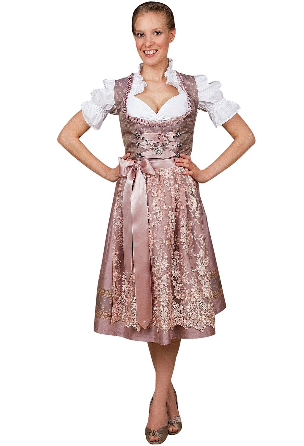Edelnice Dirndl Madeleine, Wunderschönes Dirndl inklusive Charivari und ...
