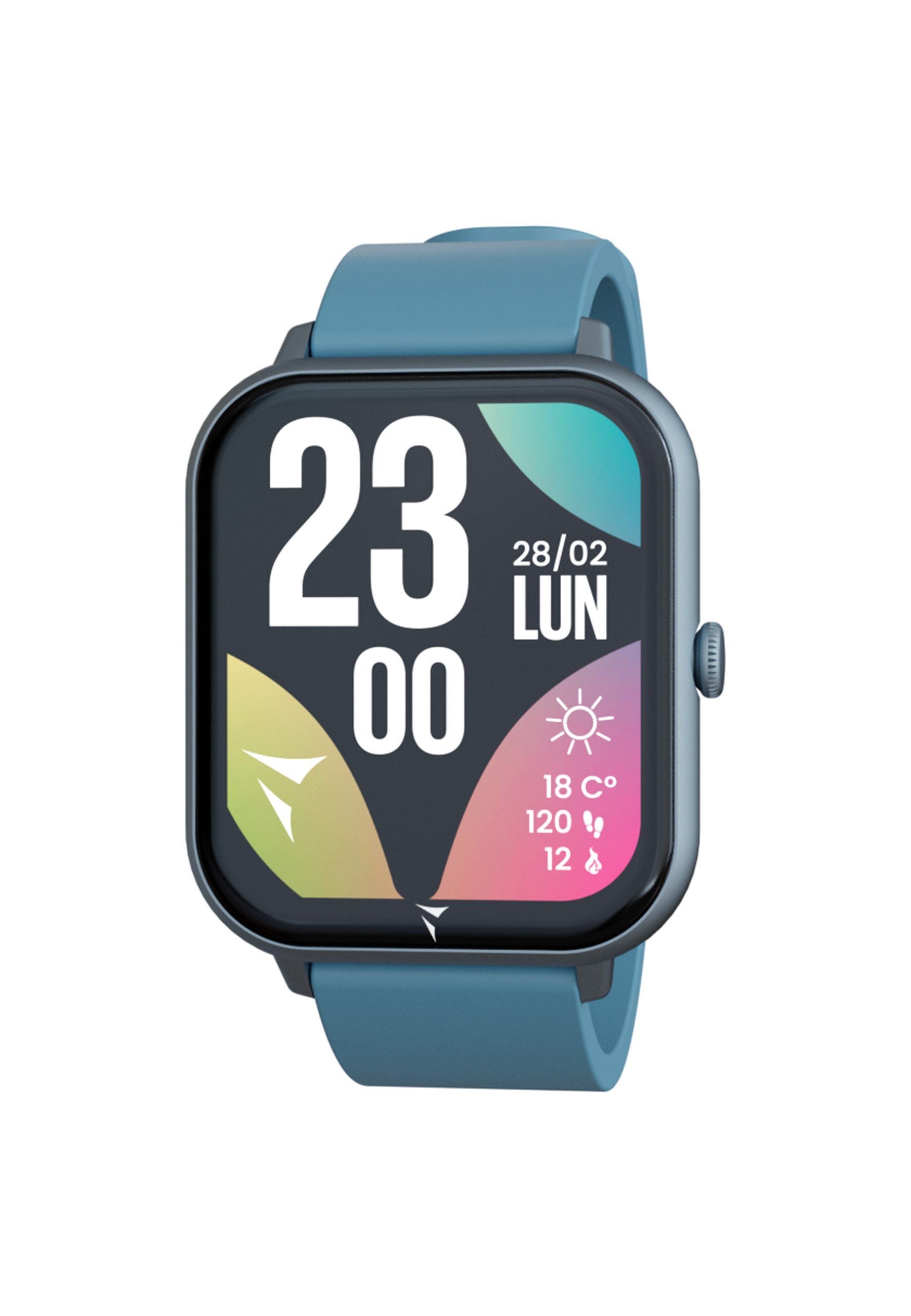 Techmade Smart Watch Glow Dark Blue Smartwatch Set