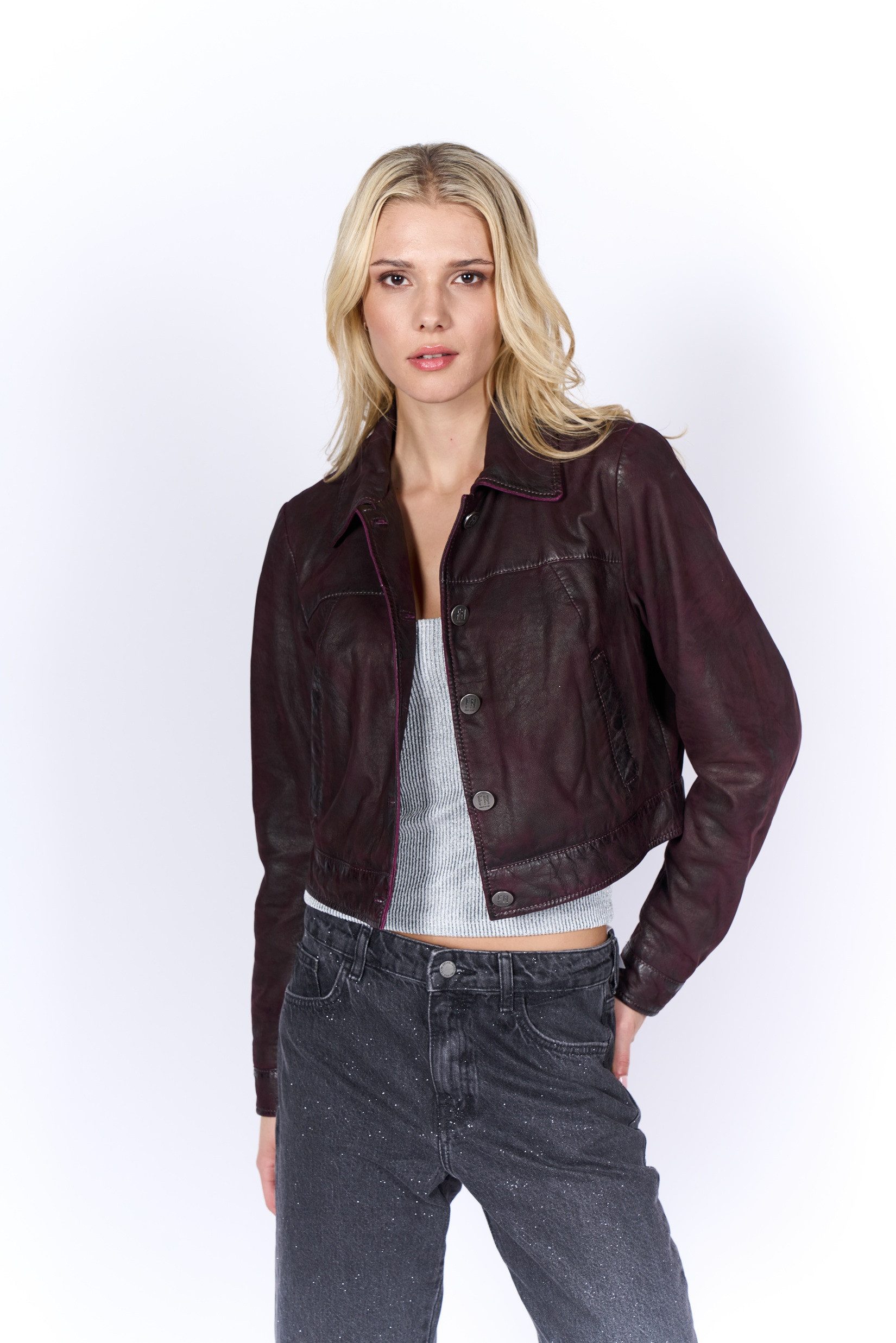 Freaky Nation Lederjacke Melike-FN