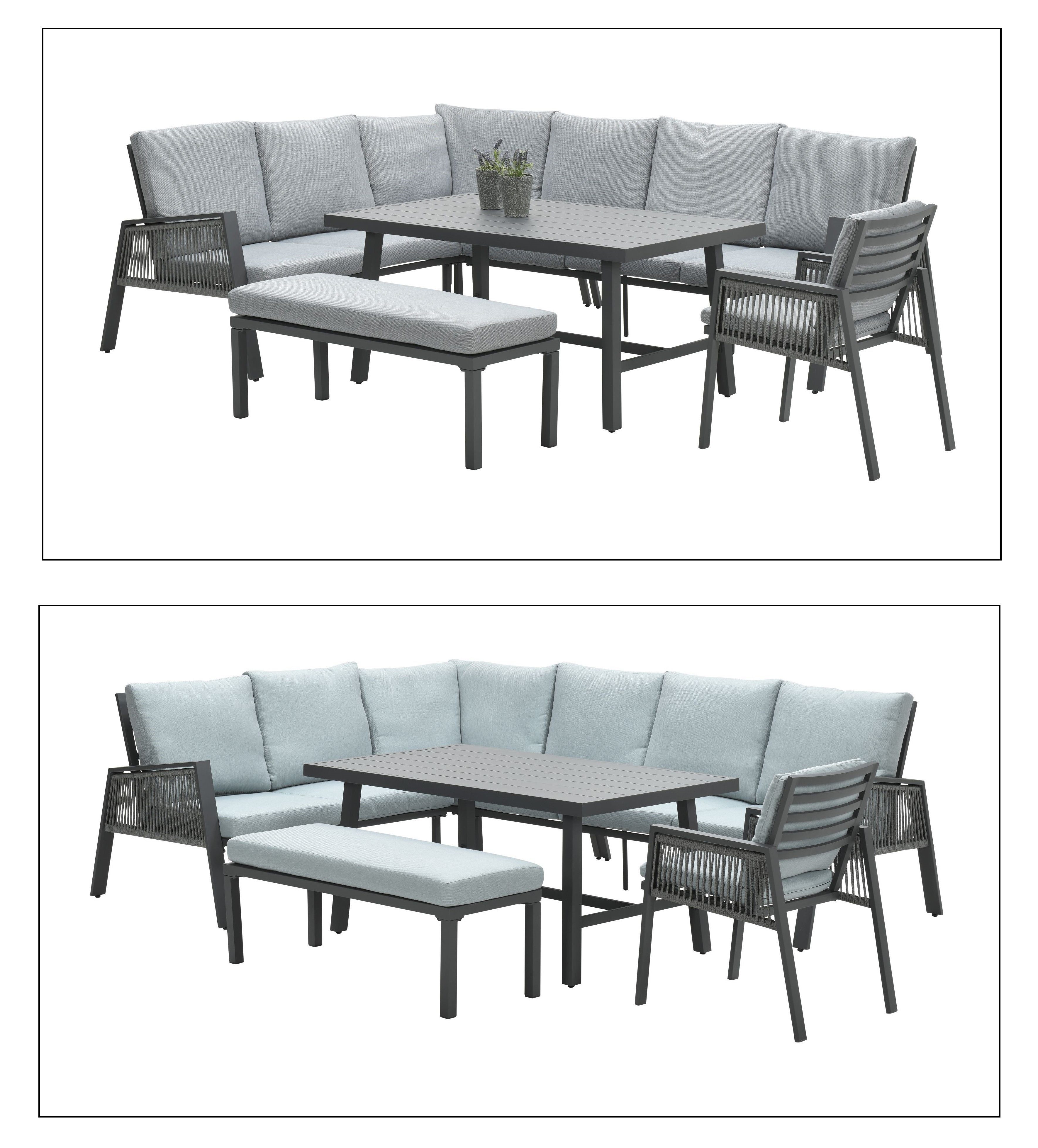 Garden Impressions Gartenlounge Set Andrea Links Hohe Dining