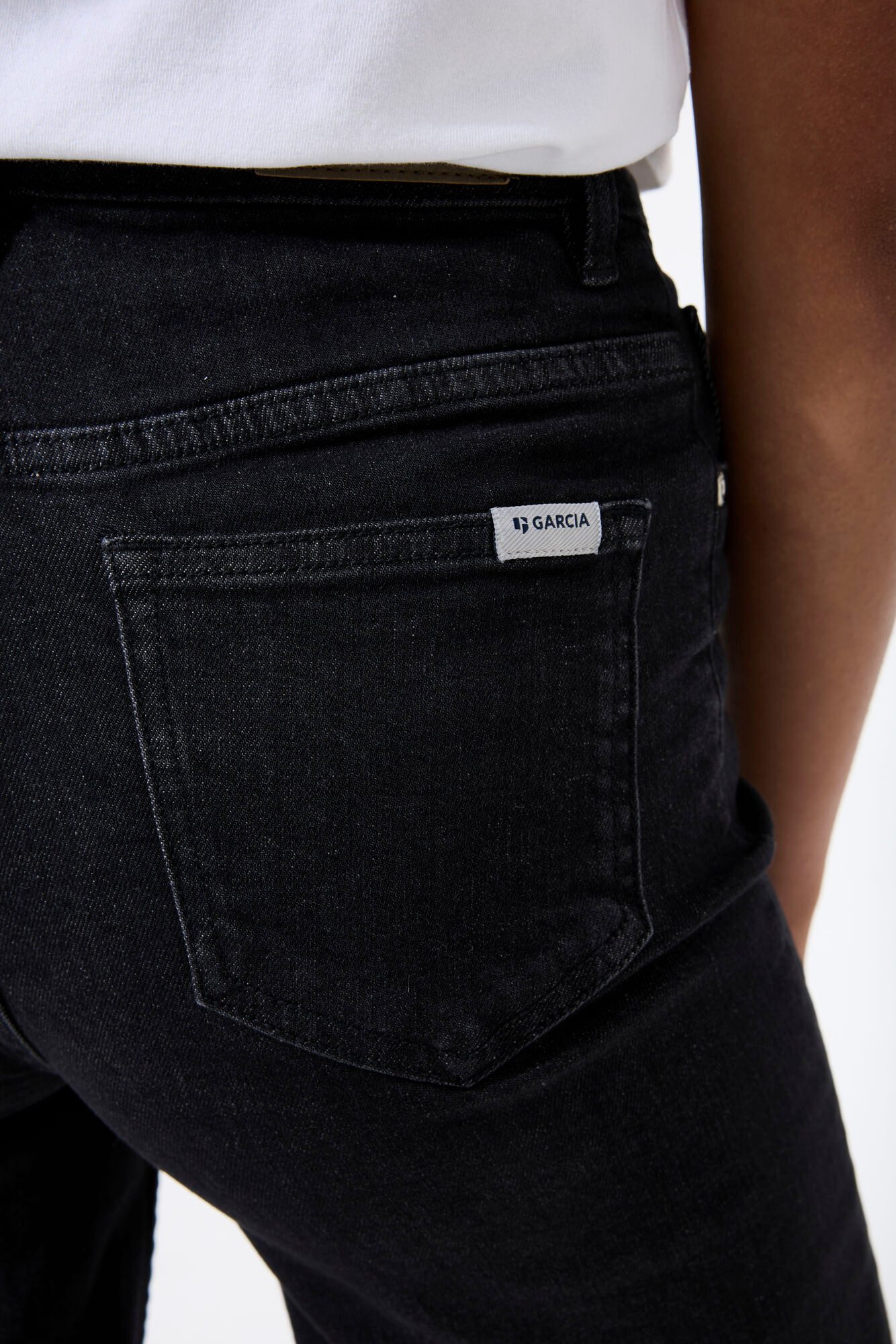 Garcia Stretch-Jeans Wide Fit High Waist Jeans Annemay, Elastische Jeans