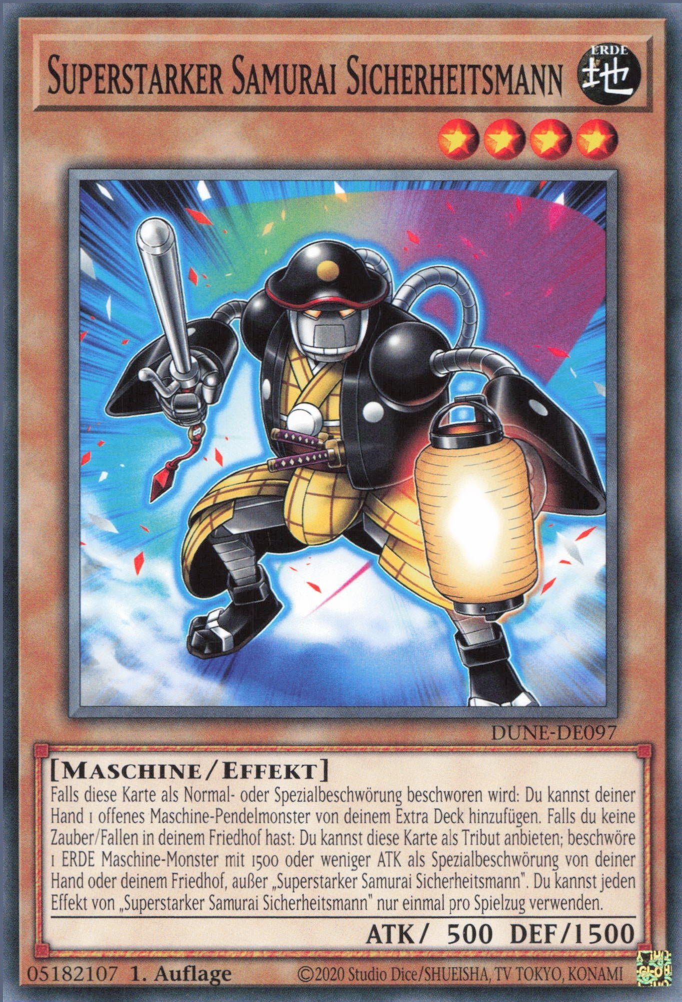 Recollectibles Sammelkarte Yugioh Karte Superstarker Samurai