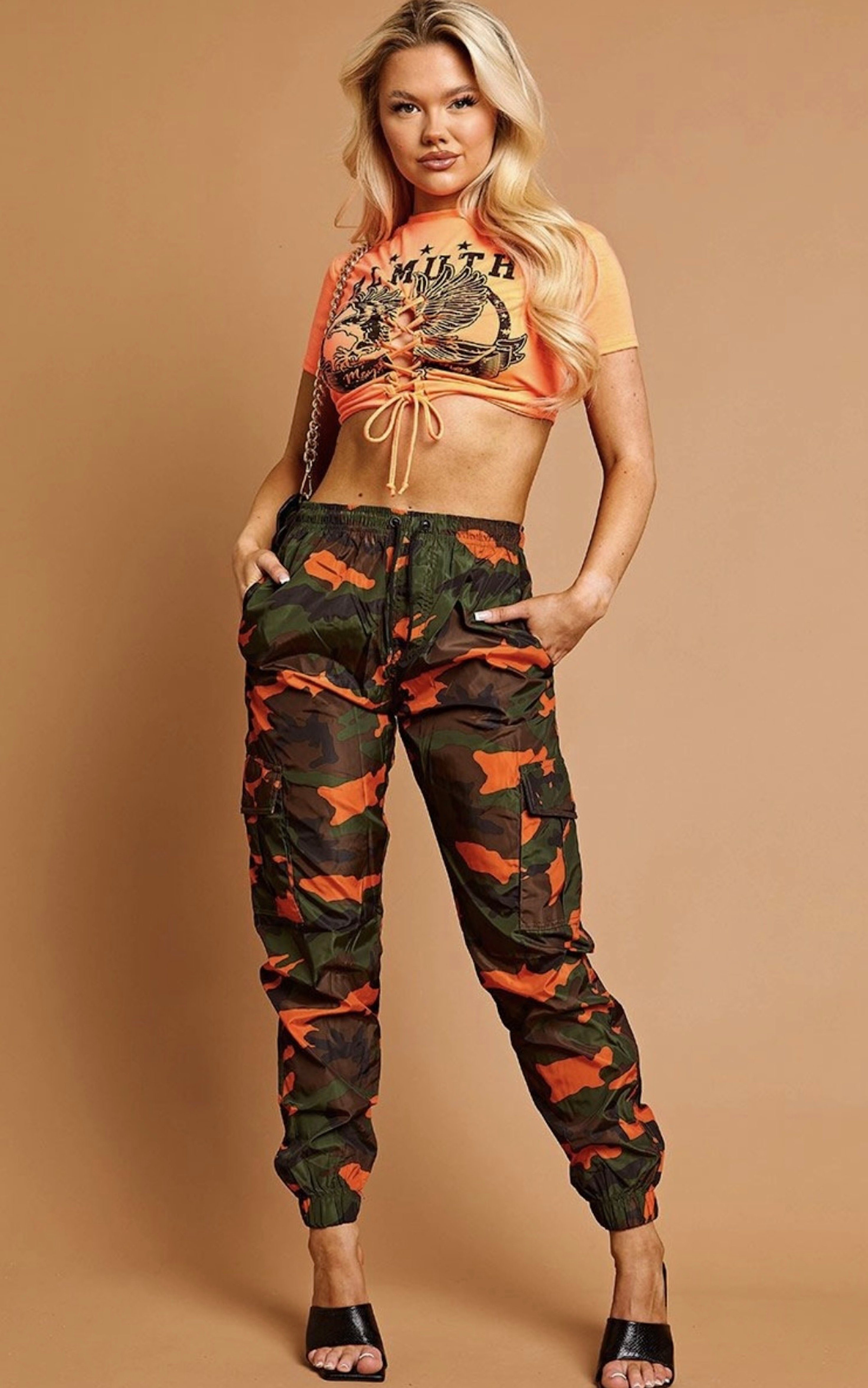 Orange Damen Cargohosen Online Kaufen Otto