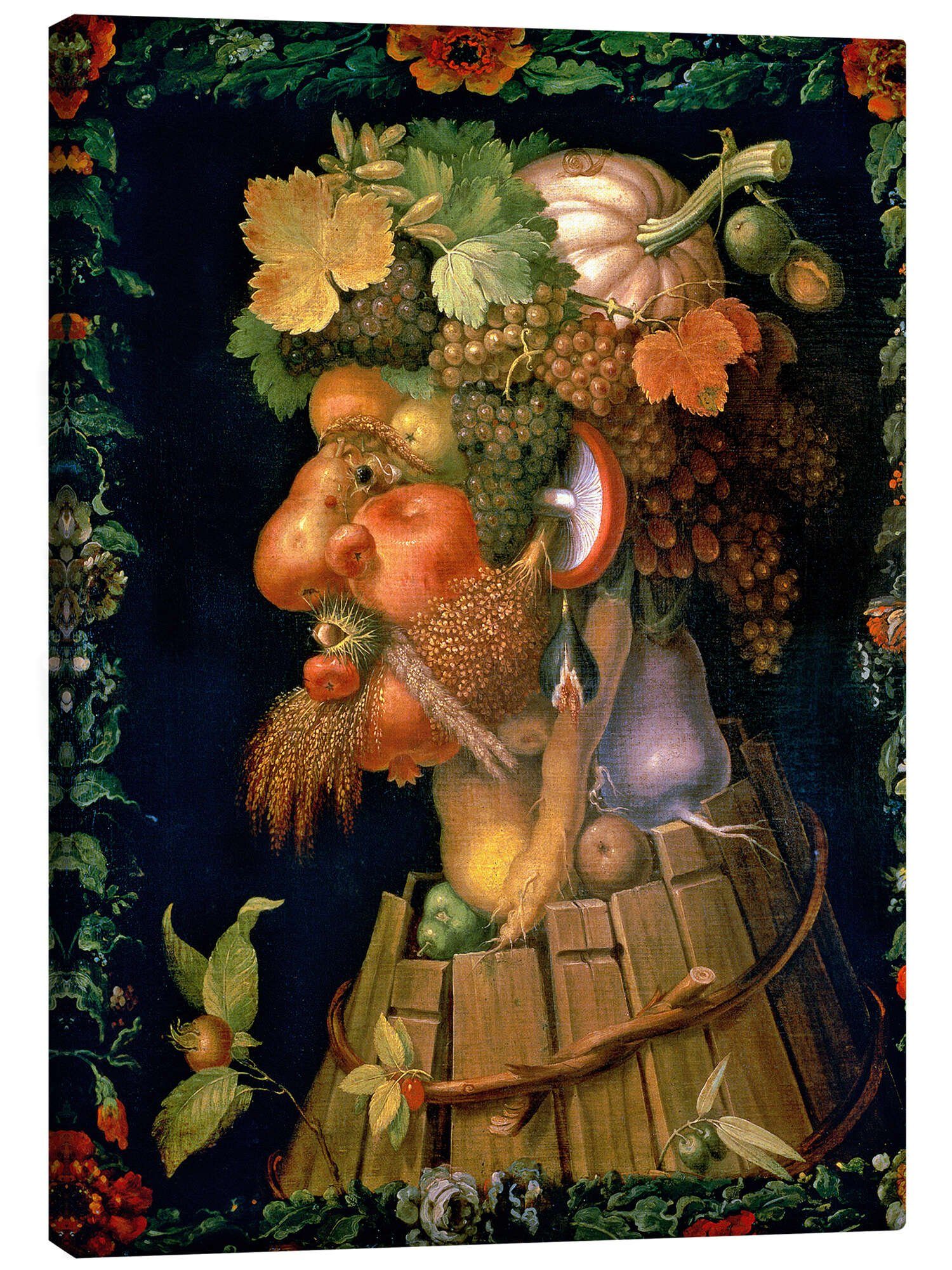 Posterlounge Leinwandbild Giuseppe Arcimboldo Herbst Malerei Otto
