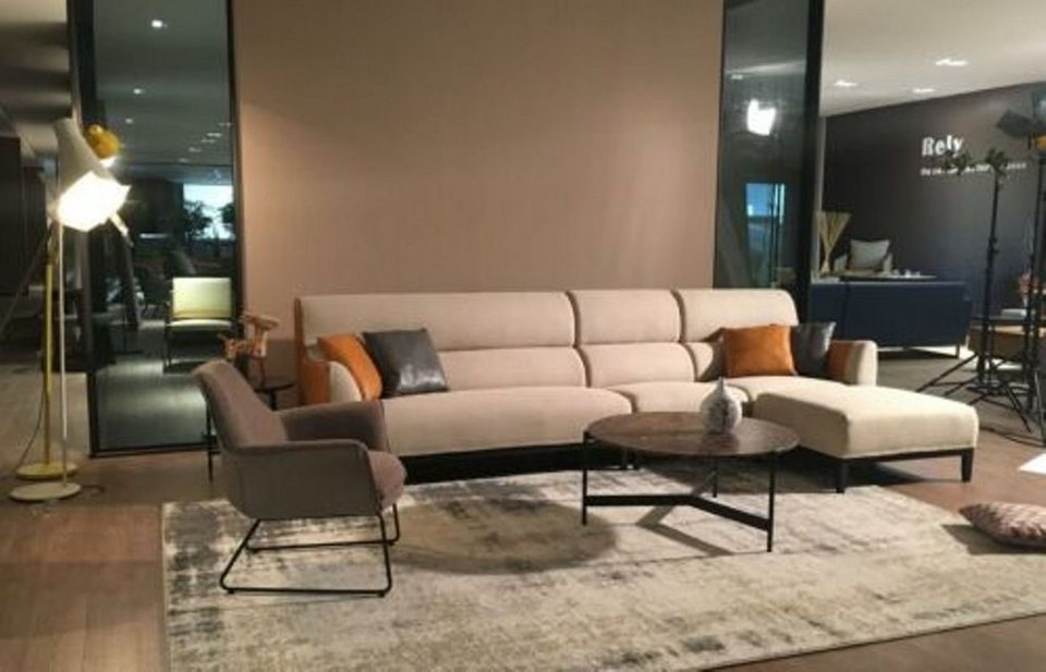 Jvmoebel Ecksofa Eck Sofa Textil Sofa Polster Sitz Garnitur Couchen