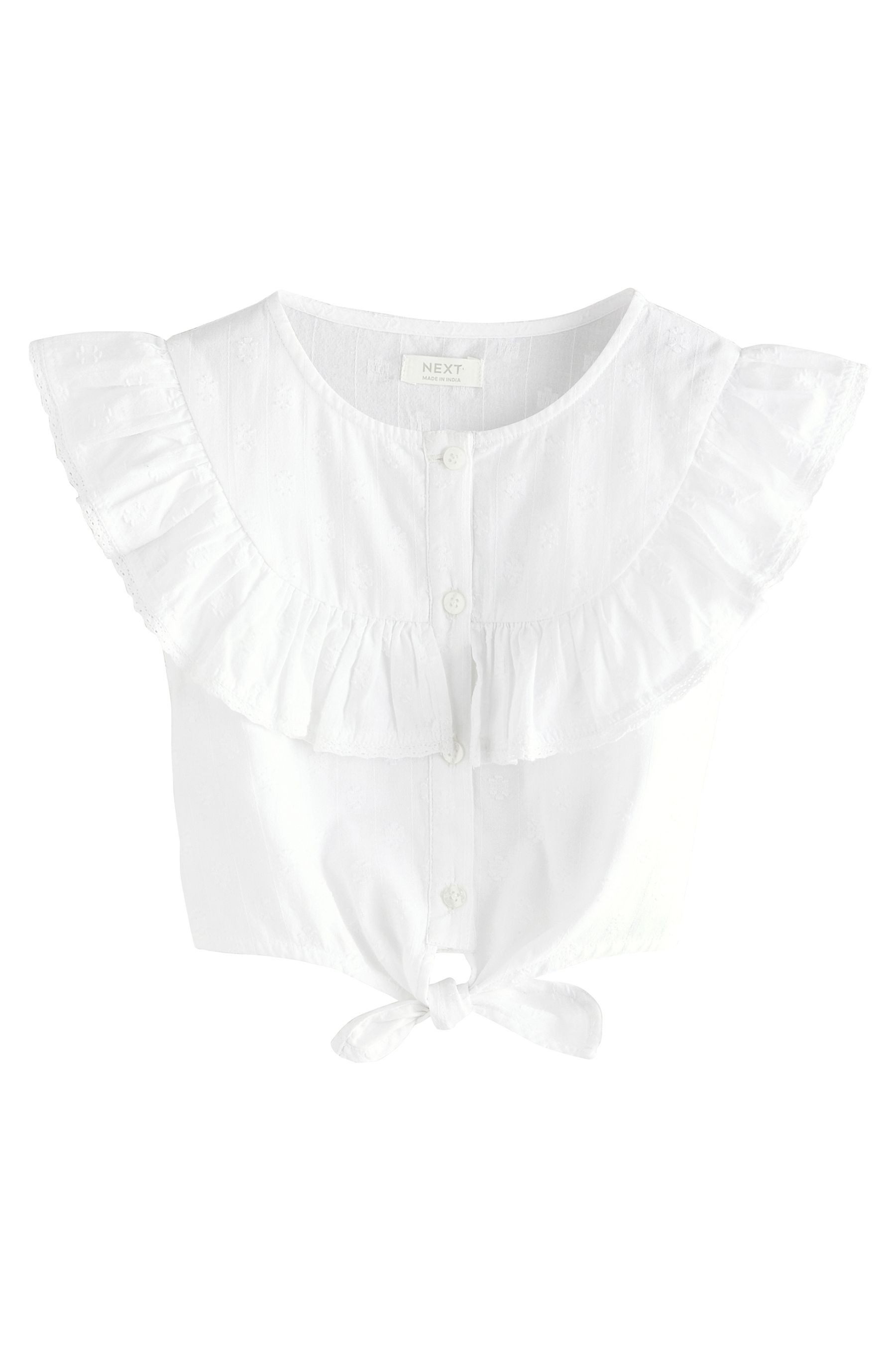 Next Blusenshirt Bluse Zum Binden Aus 100 Baumwolle 1 Tlg