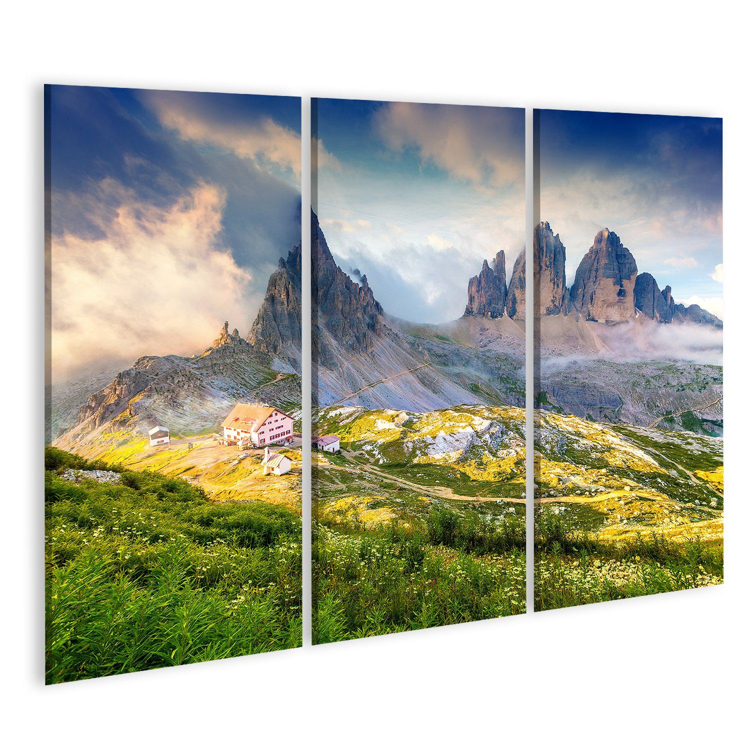 Islandburner Leinwandbild Bild Auf Leinwand Rifugio Lacatelli
