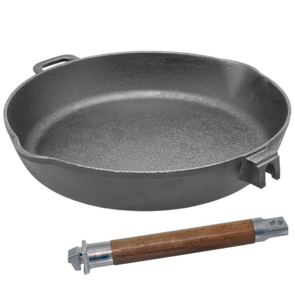 Biol Bratpfanne 24 Cm Bratpfanne Gusspfanne Mit Ausgießer Gusseisen