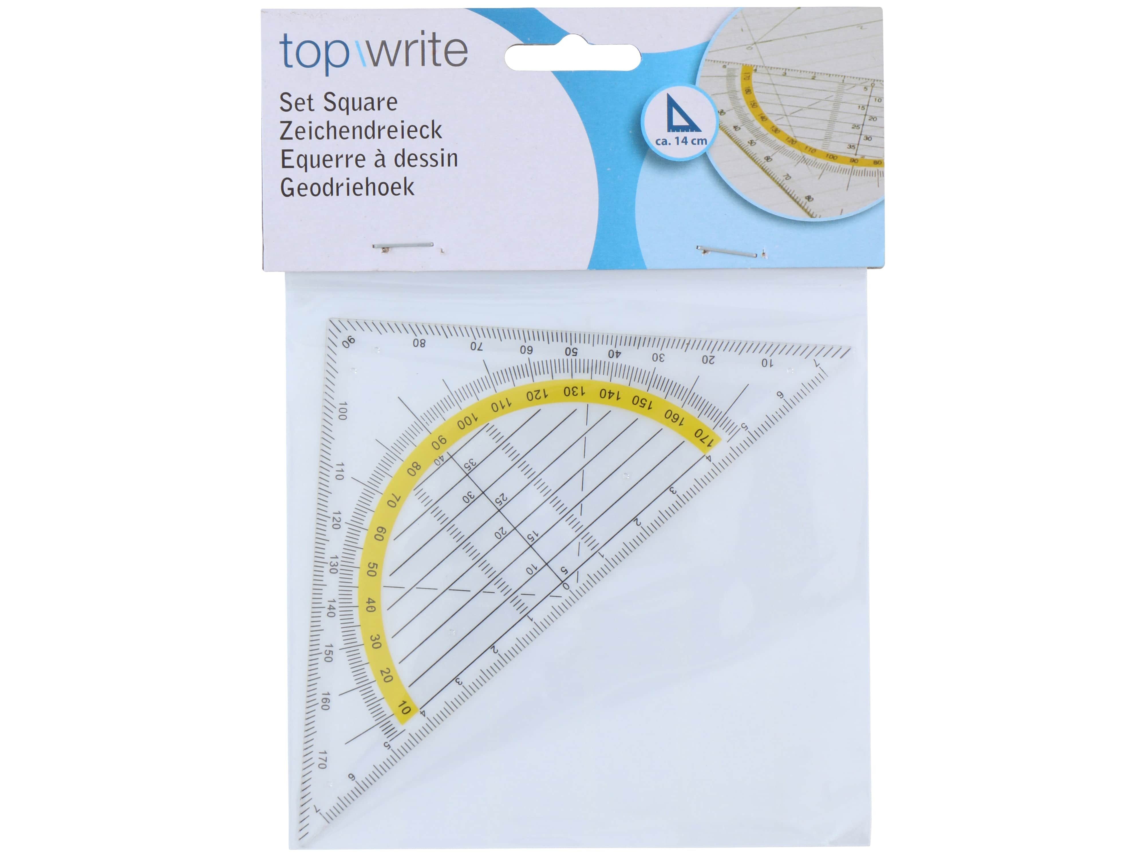 Topwrite Lineal TOPWRITE Geodreieck