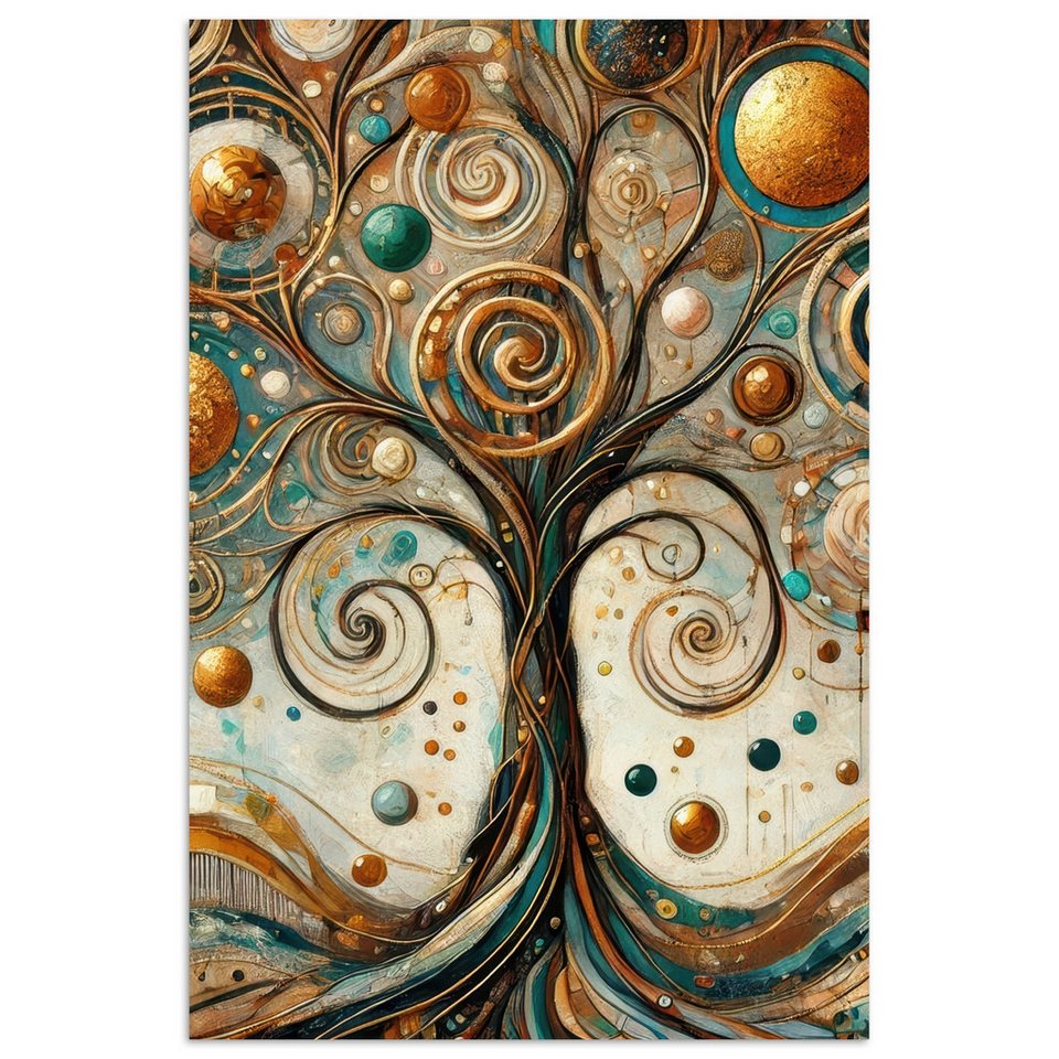 Muchowow Poster Baum Des Lebens Baum Abstrakt Modern 1 St