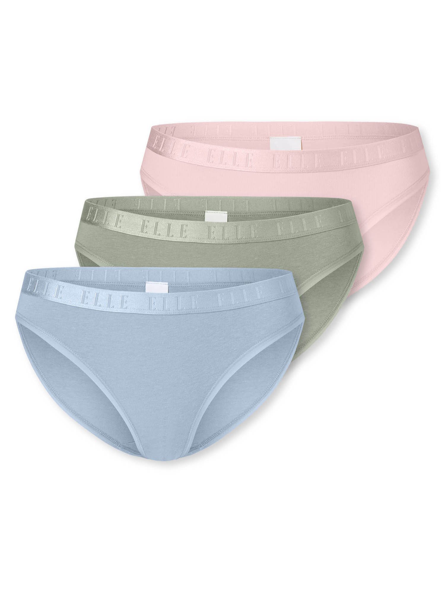 Elle Slip Bikini Brief - ELLE SUPER SOFT (3-St) unterhose unterwäsche basic