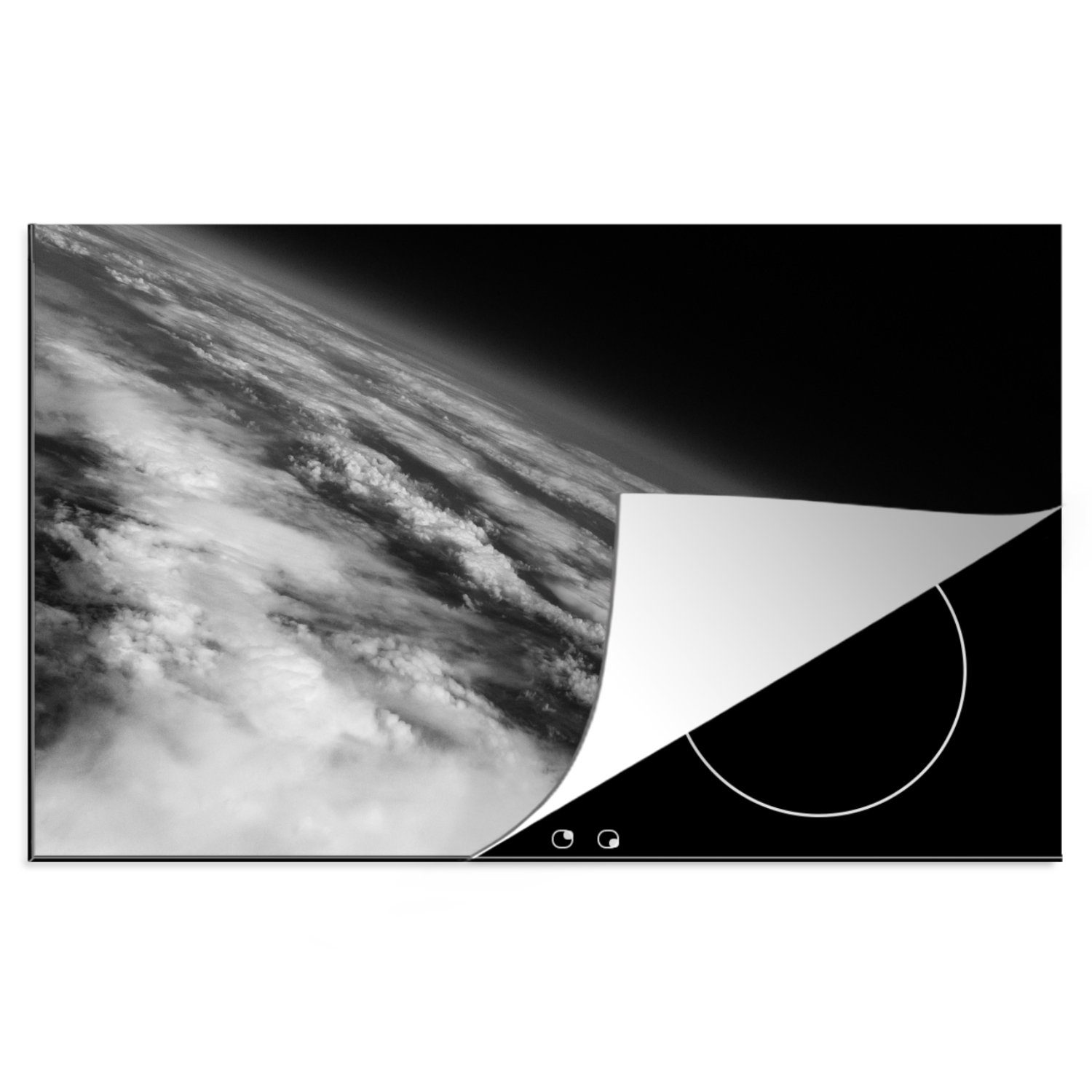 Muchowow Herdblende Abdeckplatte Erde Wolken Planeten Vinyl 1