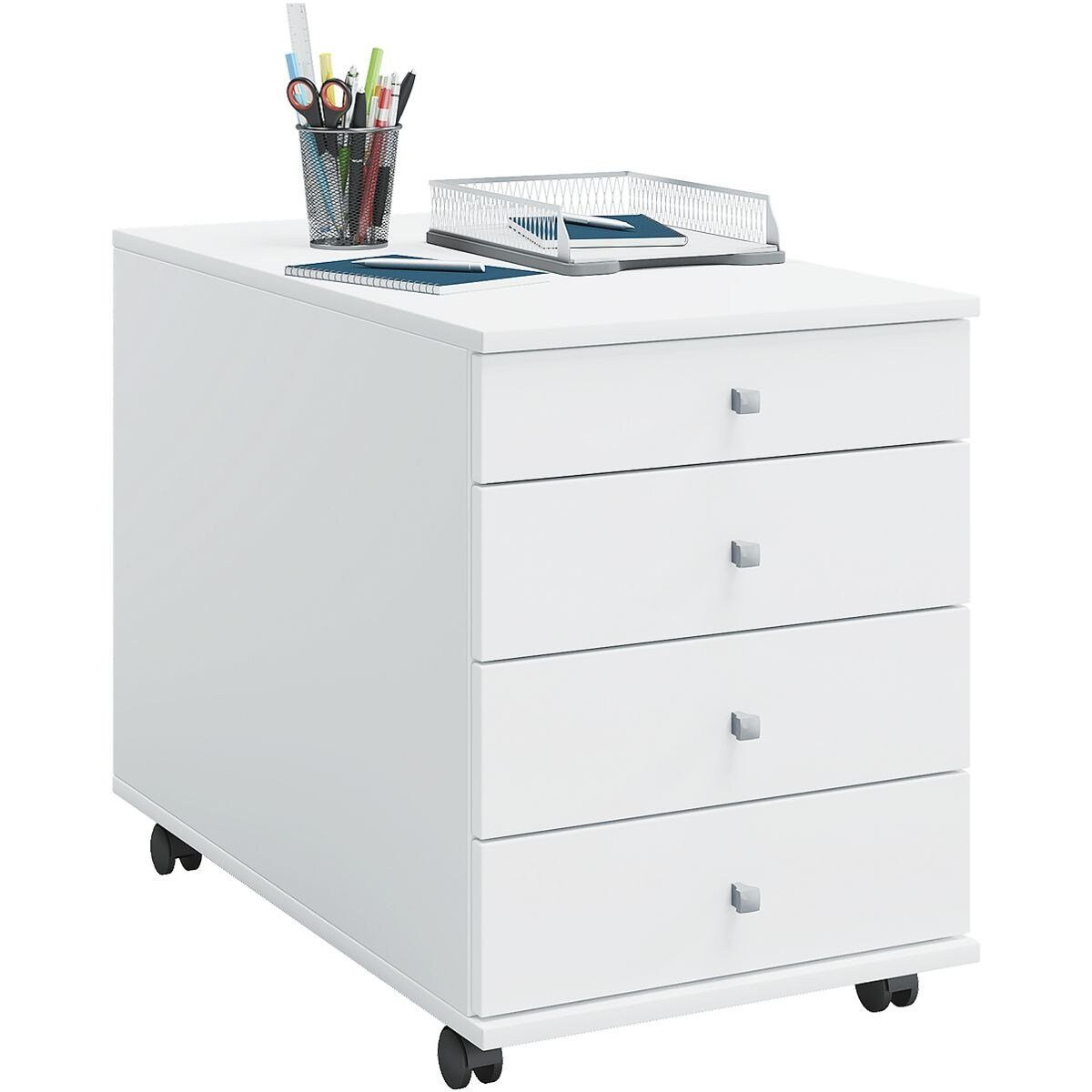 VCM Container Lona mit 3 Schubladen und 1 Utensilo