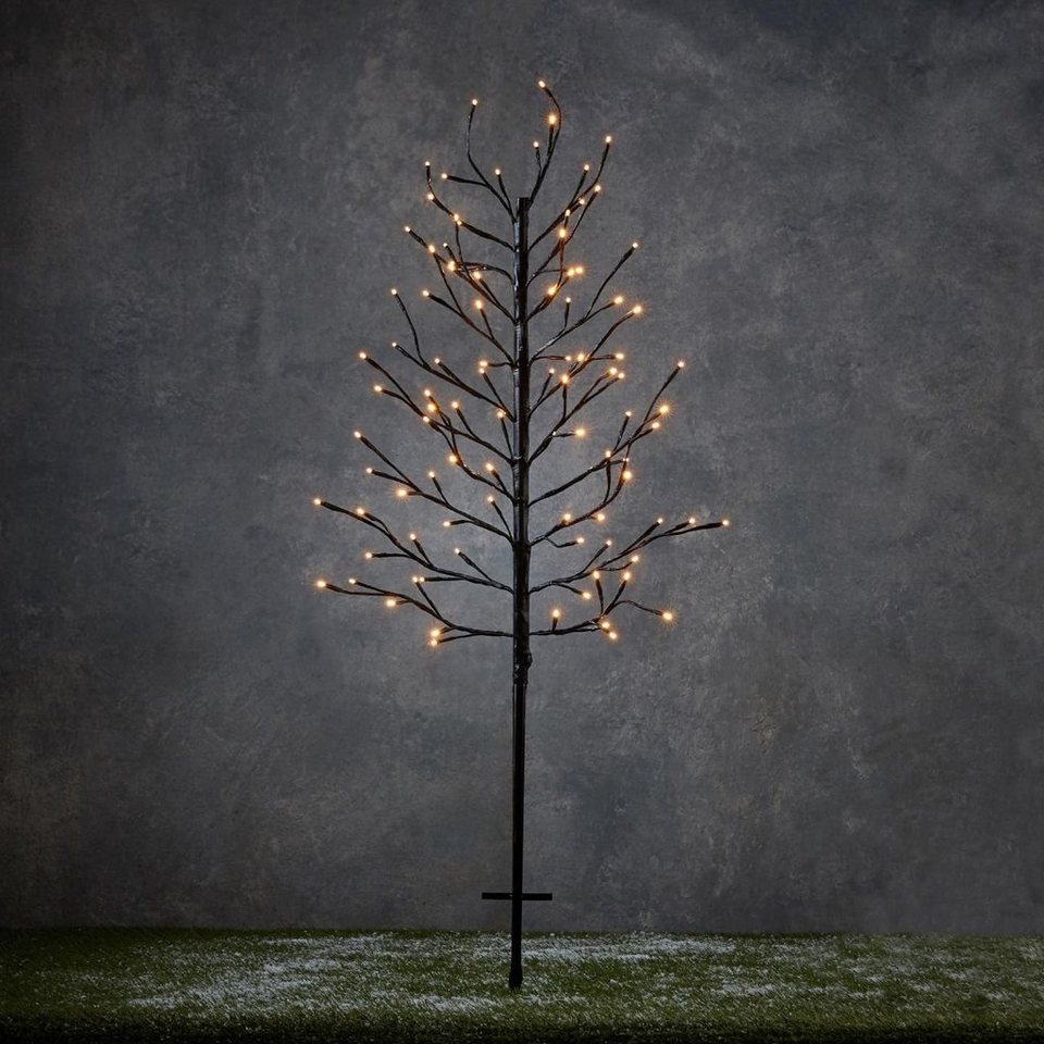Trend Line Dekofigur Garden Dlight Zweigen Baum Schwarz Mit Led 80 X