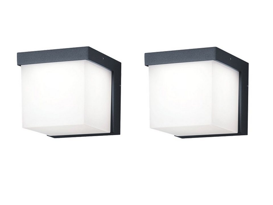 Trio Leuchten Led Außen Wandleuchte Led Fest Integriert Warmweiß 2er