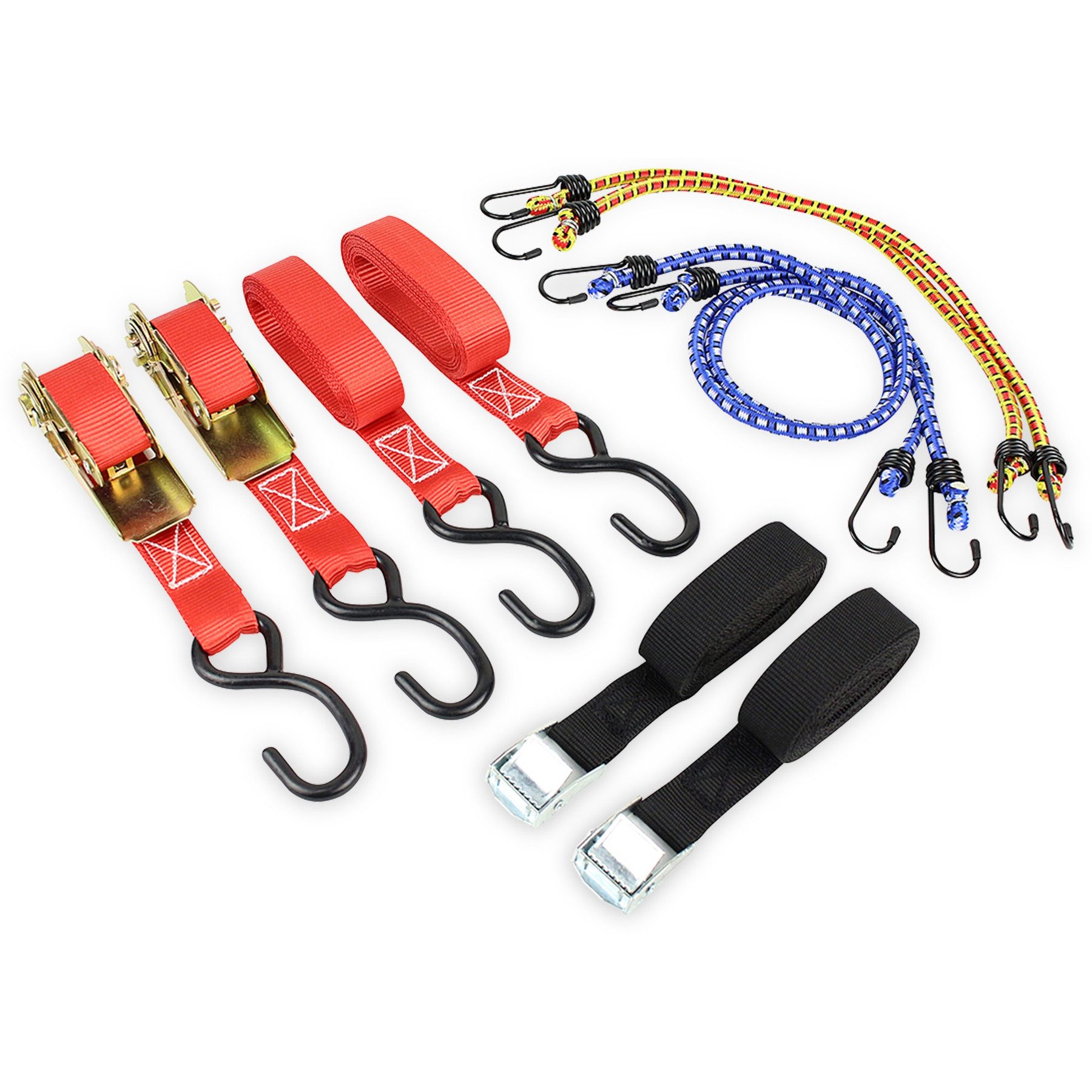 LAS Spanngurt LAS Spanngurt-Set 10343, 8-teilig