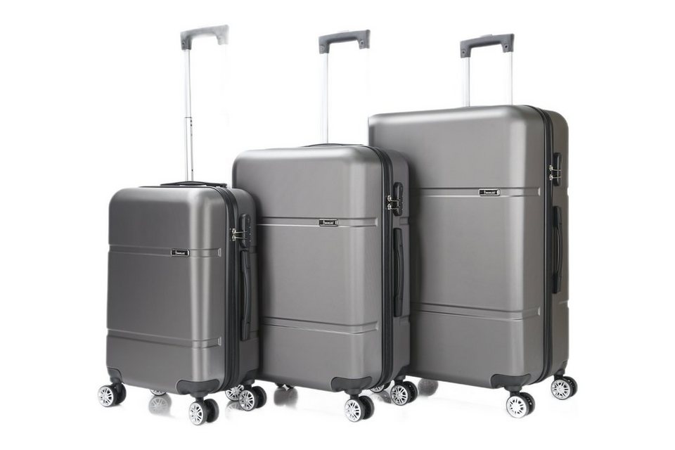 Cheffinger Kofferset Reisekoffer Abs 02 Koffer 3 Teilig Hartschale