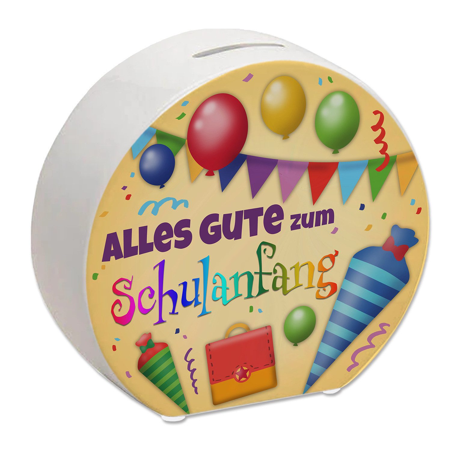 speecheese Spardose Alles Gute zum Schulanfang Spardose zur Einschulung, Sparschwein, Sparbüchse