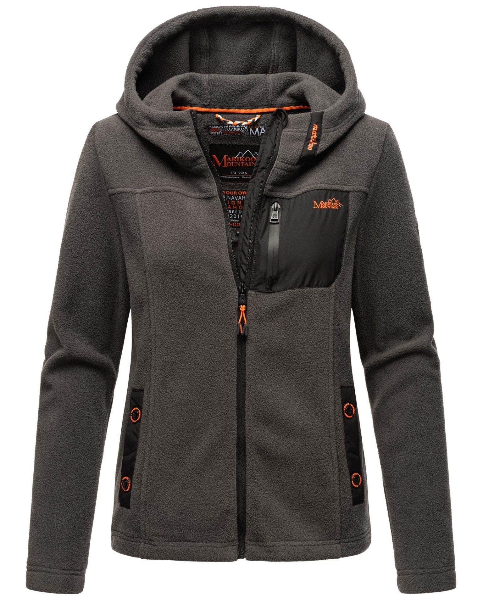 Marikoo Outdoorjacke Mount Iwaki mit wasserabweisendem Reißverschluss