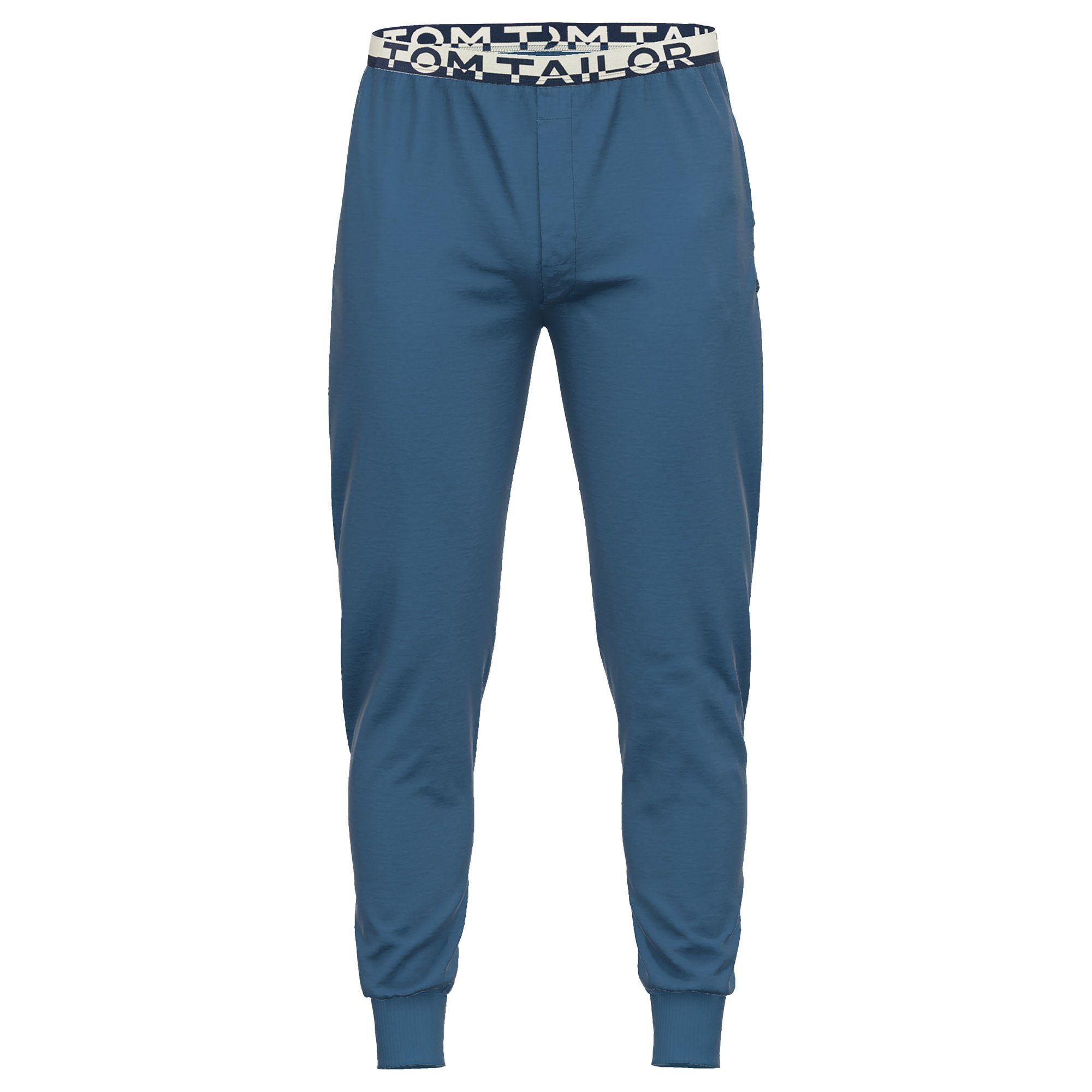 Tom Tailor Jogginghose Herren Pyjamahose Lang Loungehose Einfarbig