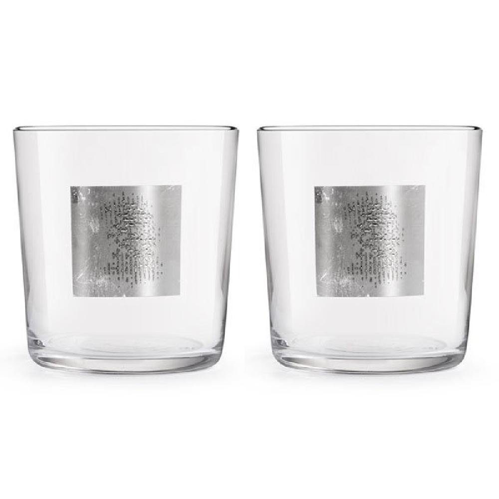 LIBBEY Schnapsglas Whiskygläser Tactile Silber (2-teilig)
